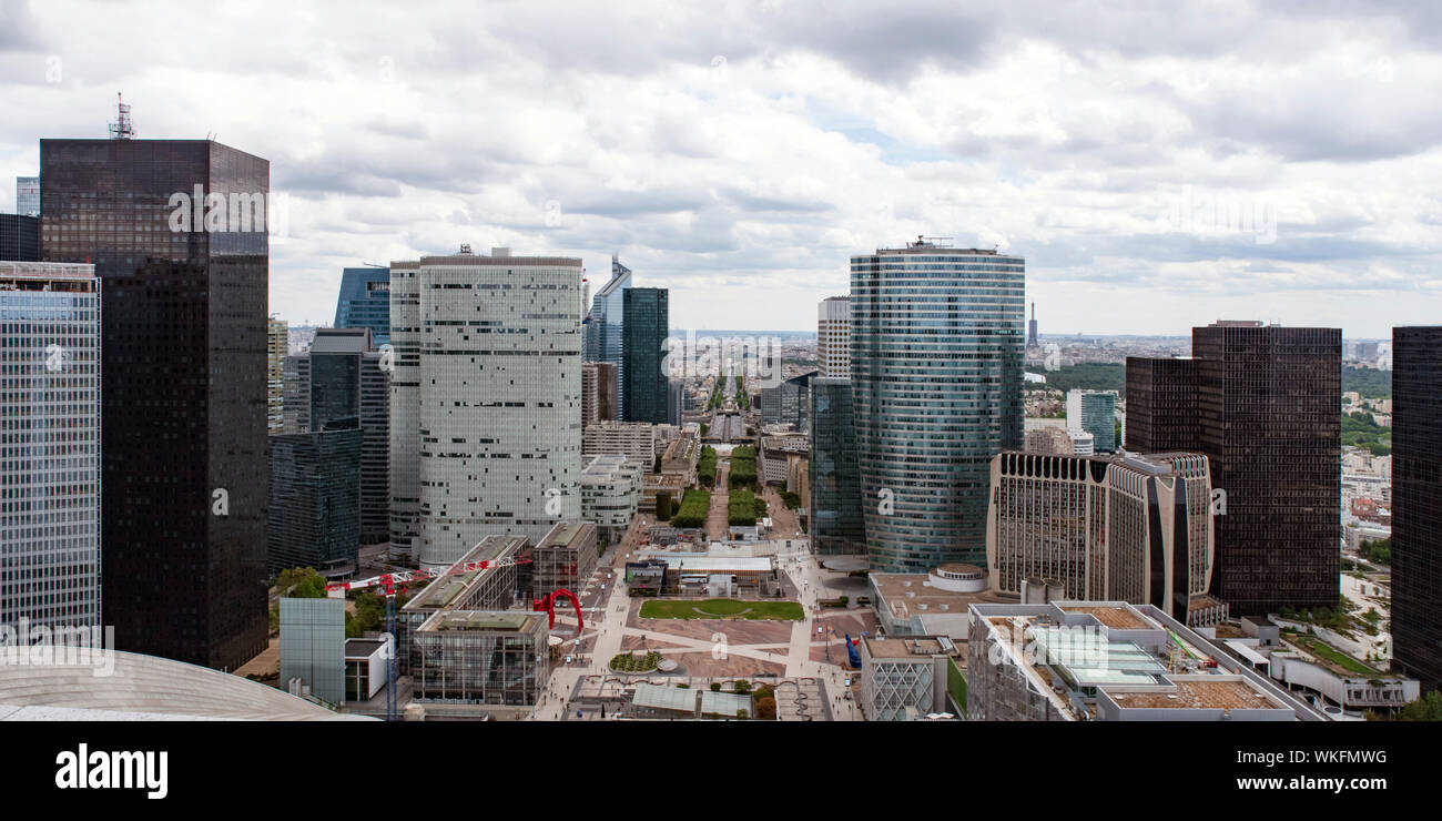 Modern glass building in Paris, France Stock Photo - Alamy