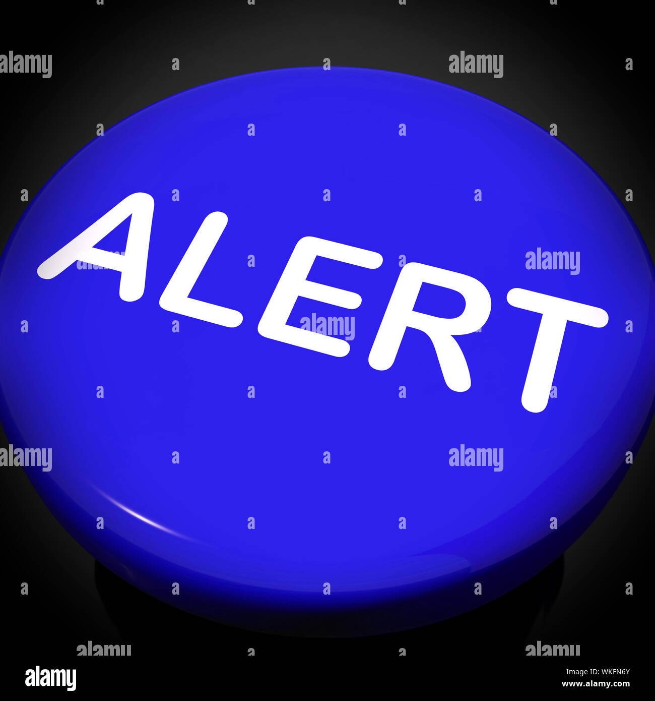 Alert Switch Showing Danger Warning Or Beware Stock Photo - Alamy