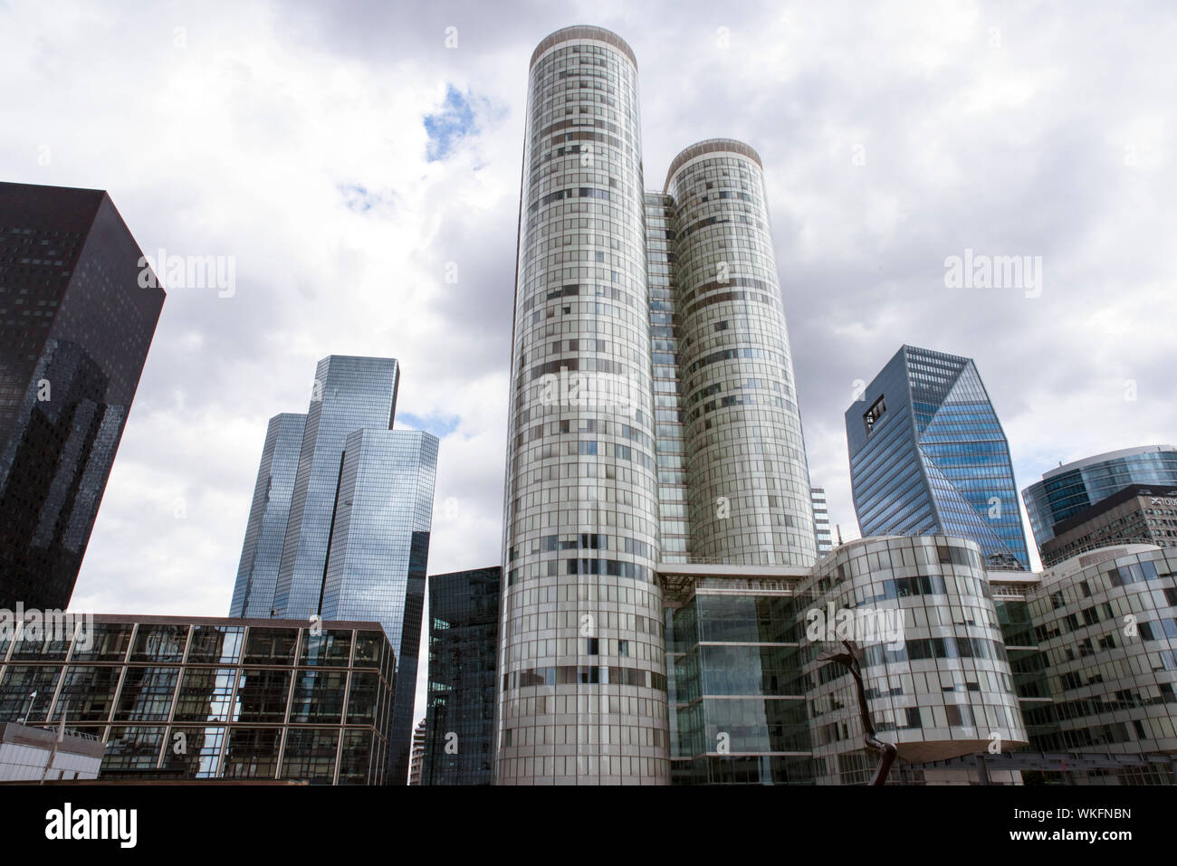 Modern glass building in Paris, France Stock Photo - Alamy