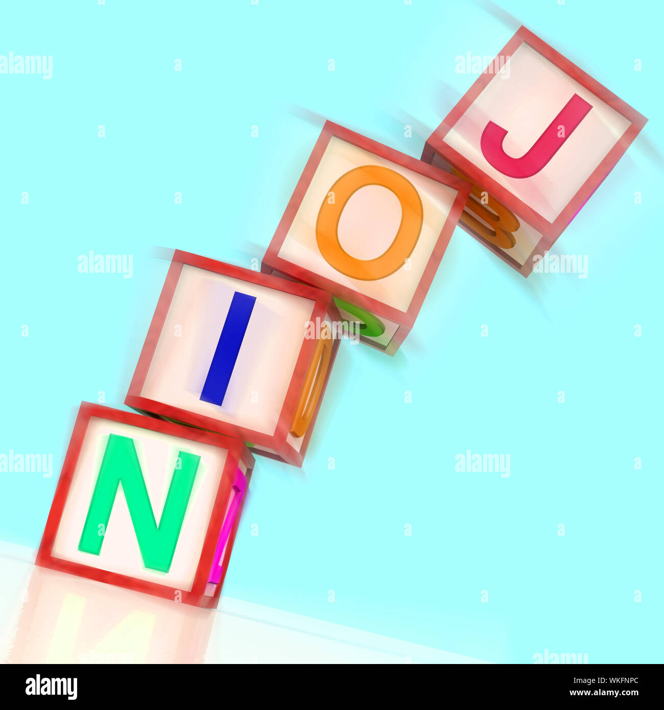 Join Word Showing Member Signing Up And Group Stock Photo - Alamy