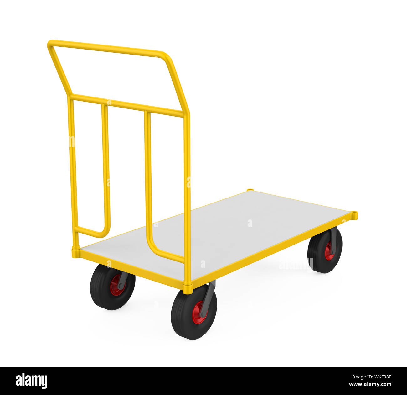 Heavy Duty Trolley Isolated Stock Photo - Alamy