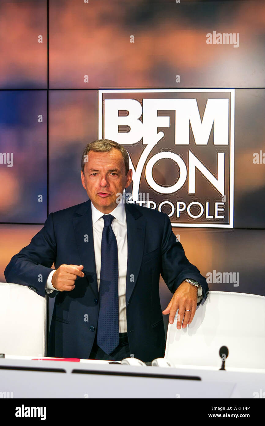 Alain Weill takes part in the Launching of the continuous news channel ...