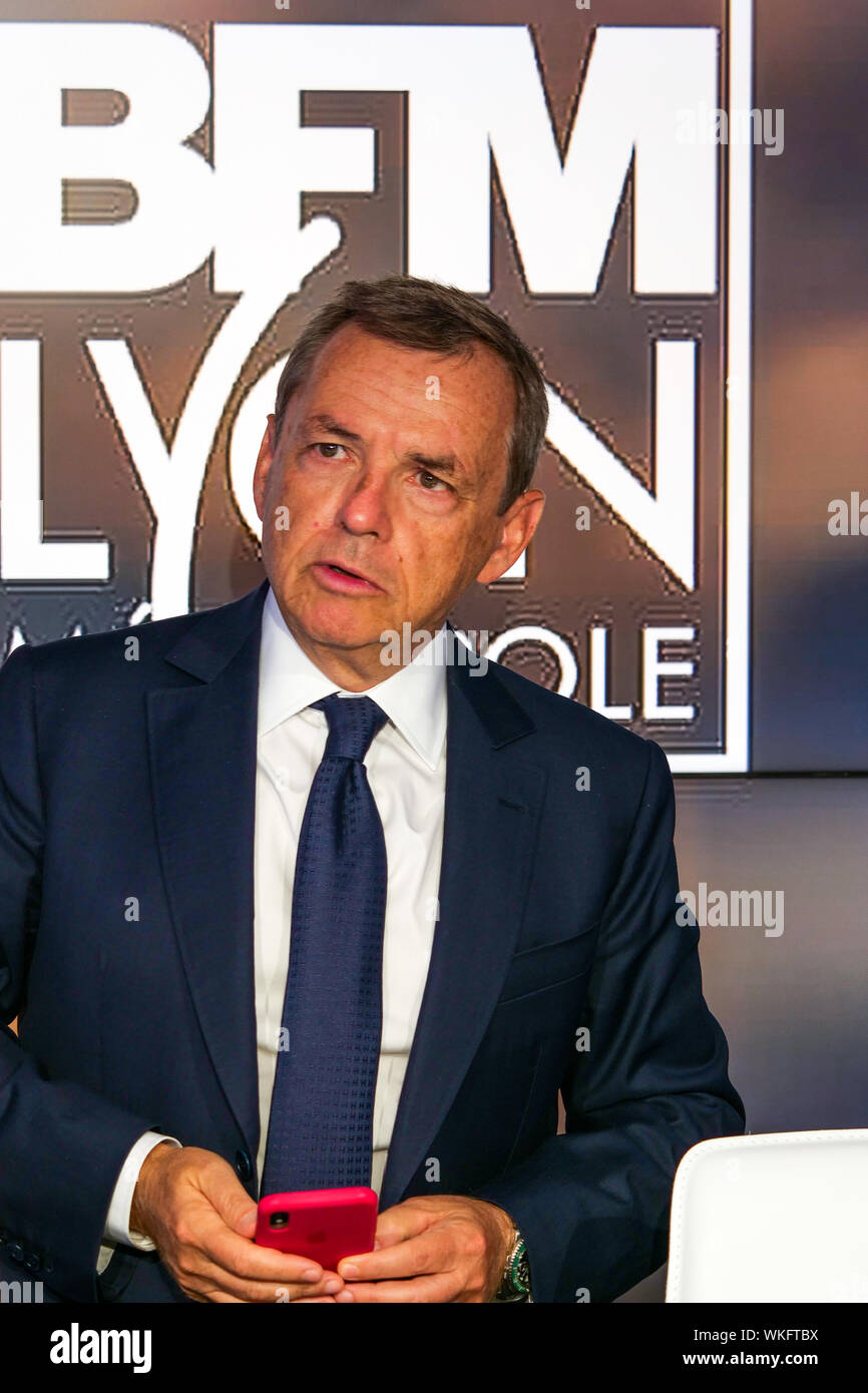 Alain Weill takes part in the Launching of the continuous news channel ...