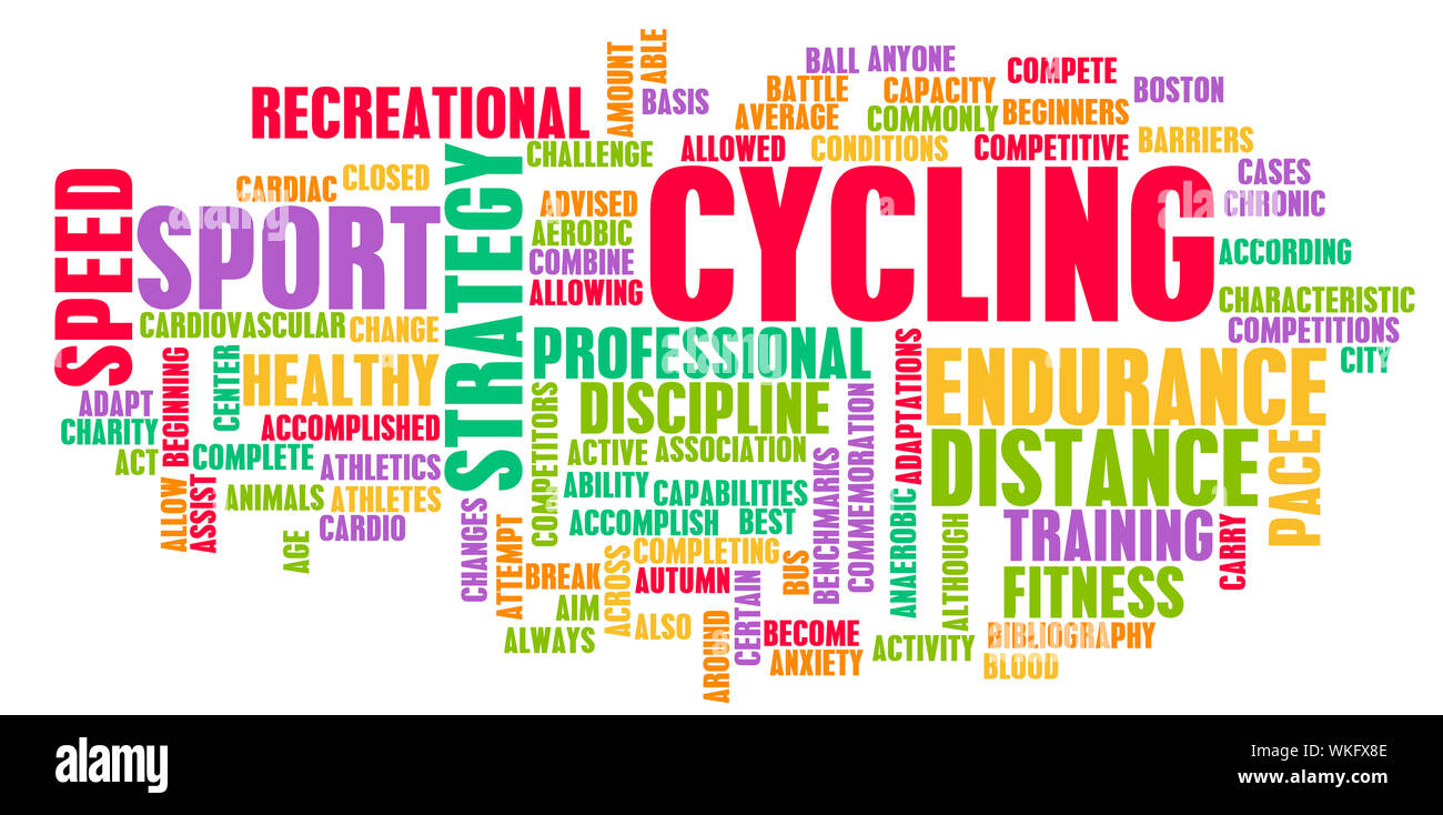 Cycling with Your Bicycle as a Recreational Sport Stock Photo - Alamy