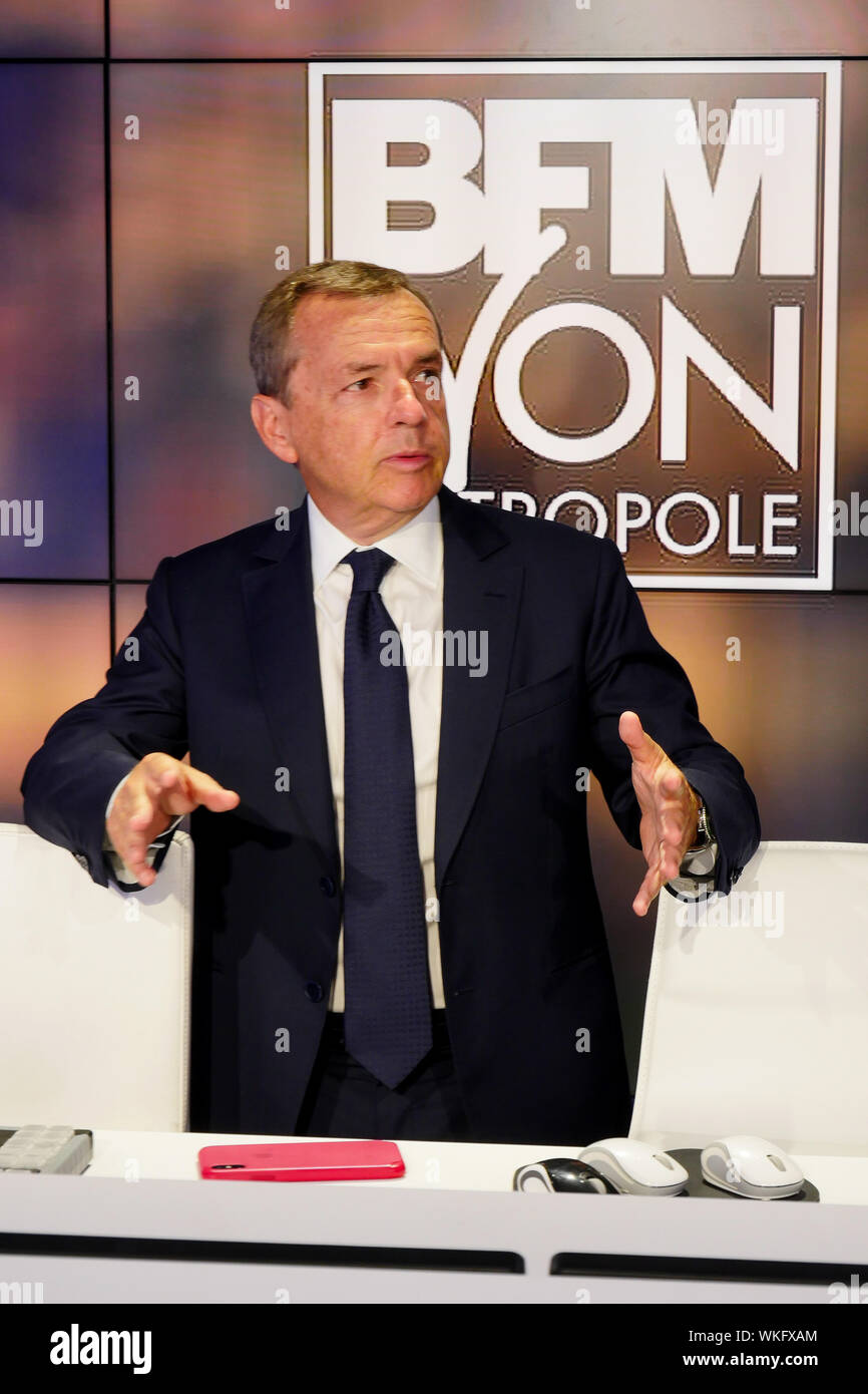 Altice France CEO Alain Weill attends press conference on the occasion ...