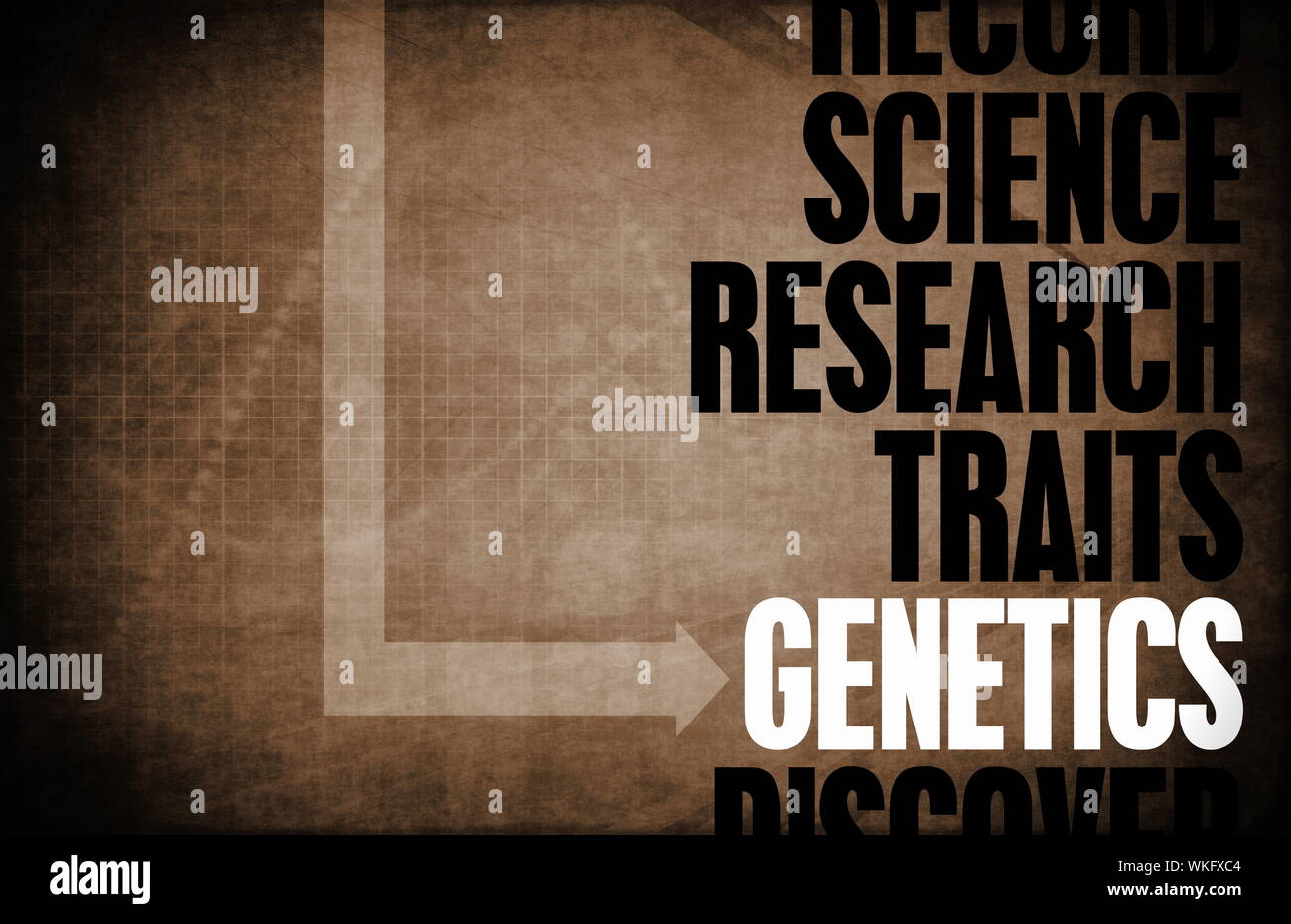 Genetics Core Principles as a Concept Abstract Stock Photo - Alamy