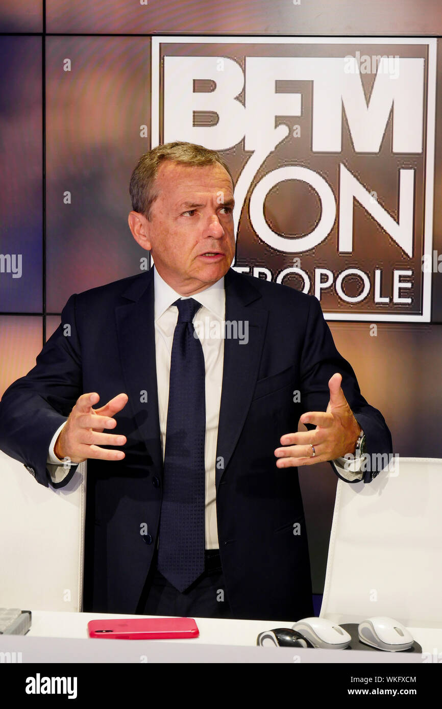 Altice France CEO Alain Weill attends press conference on the occasion ...