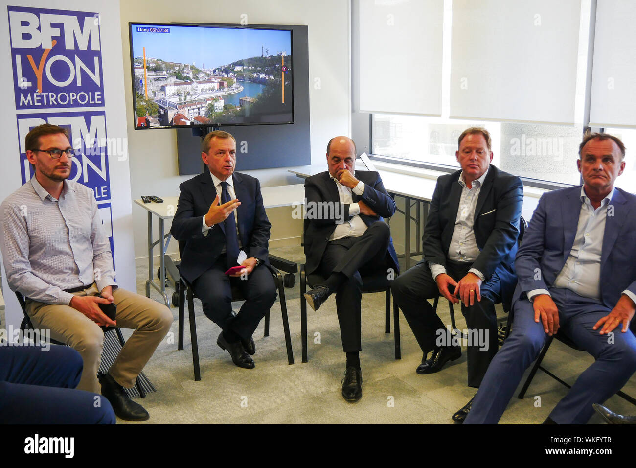 Altice France CEO Alain Weill attends press conference on the occasion ...