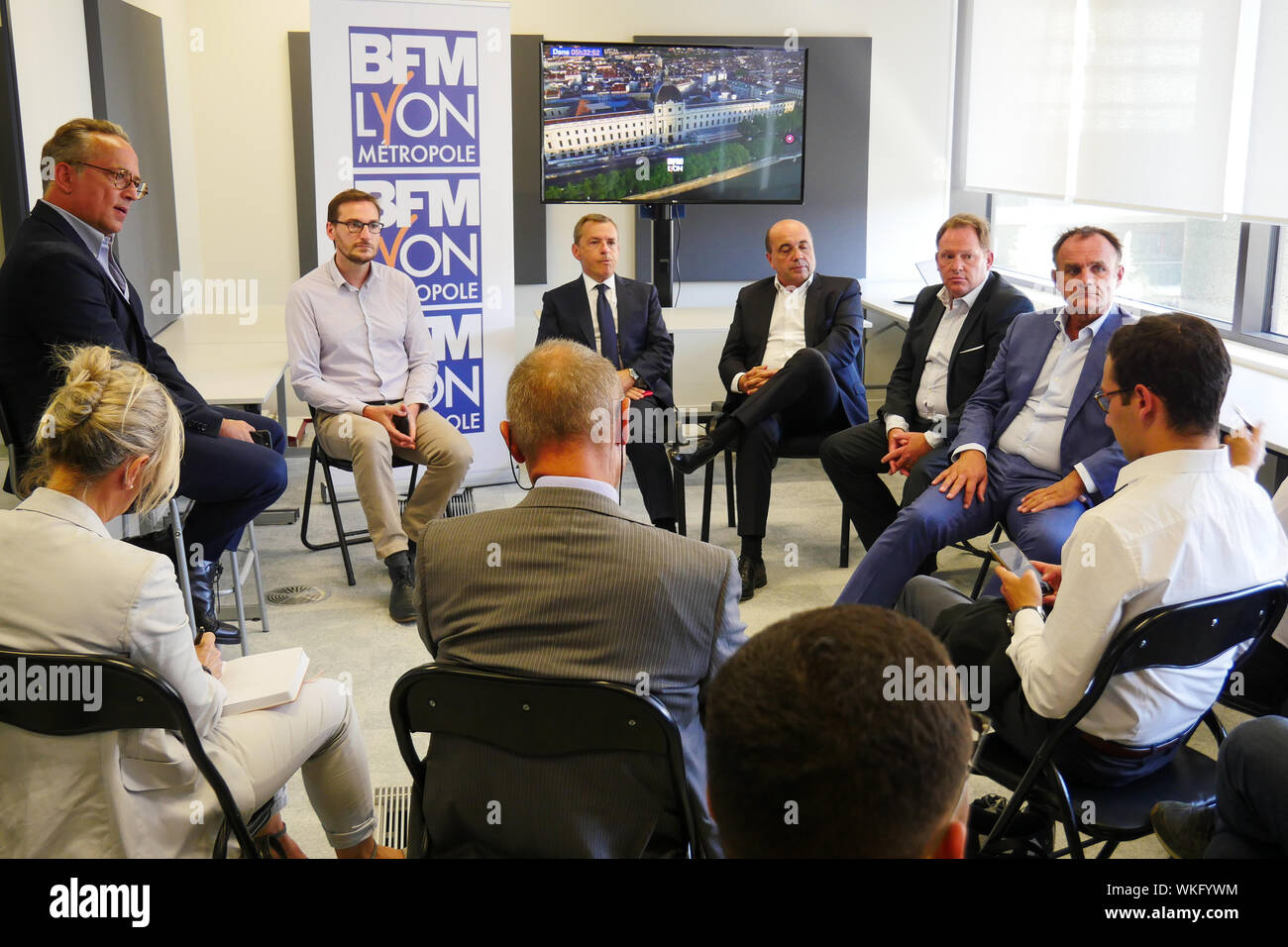 Altice France CEO Alain Weill attends press conference on the occasion ...