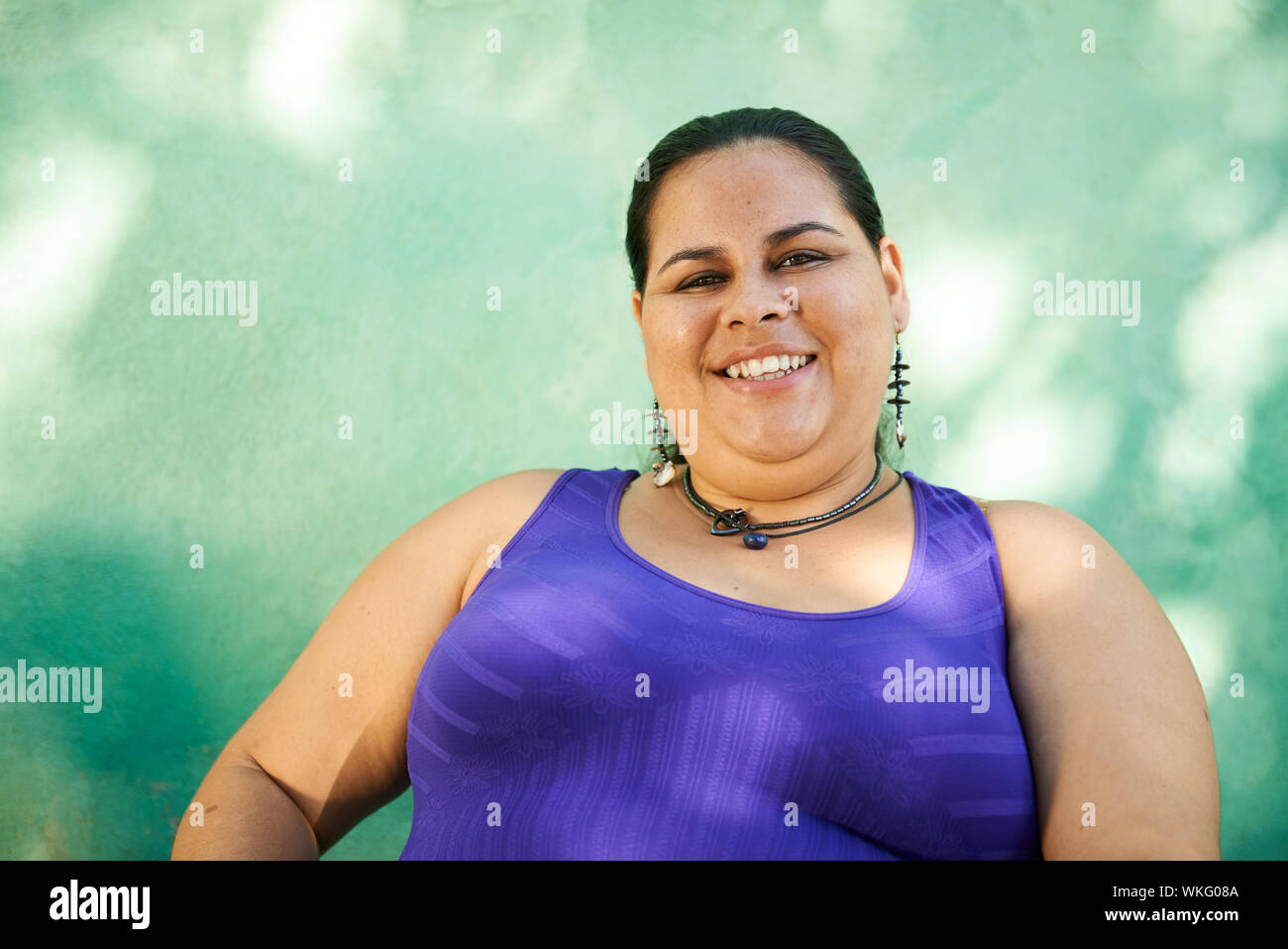 Overweight hispanic woman hi-res stock photography and images - Alamy