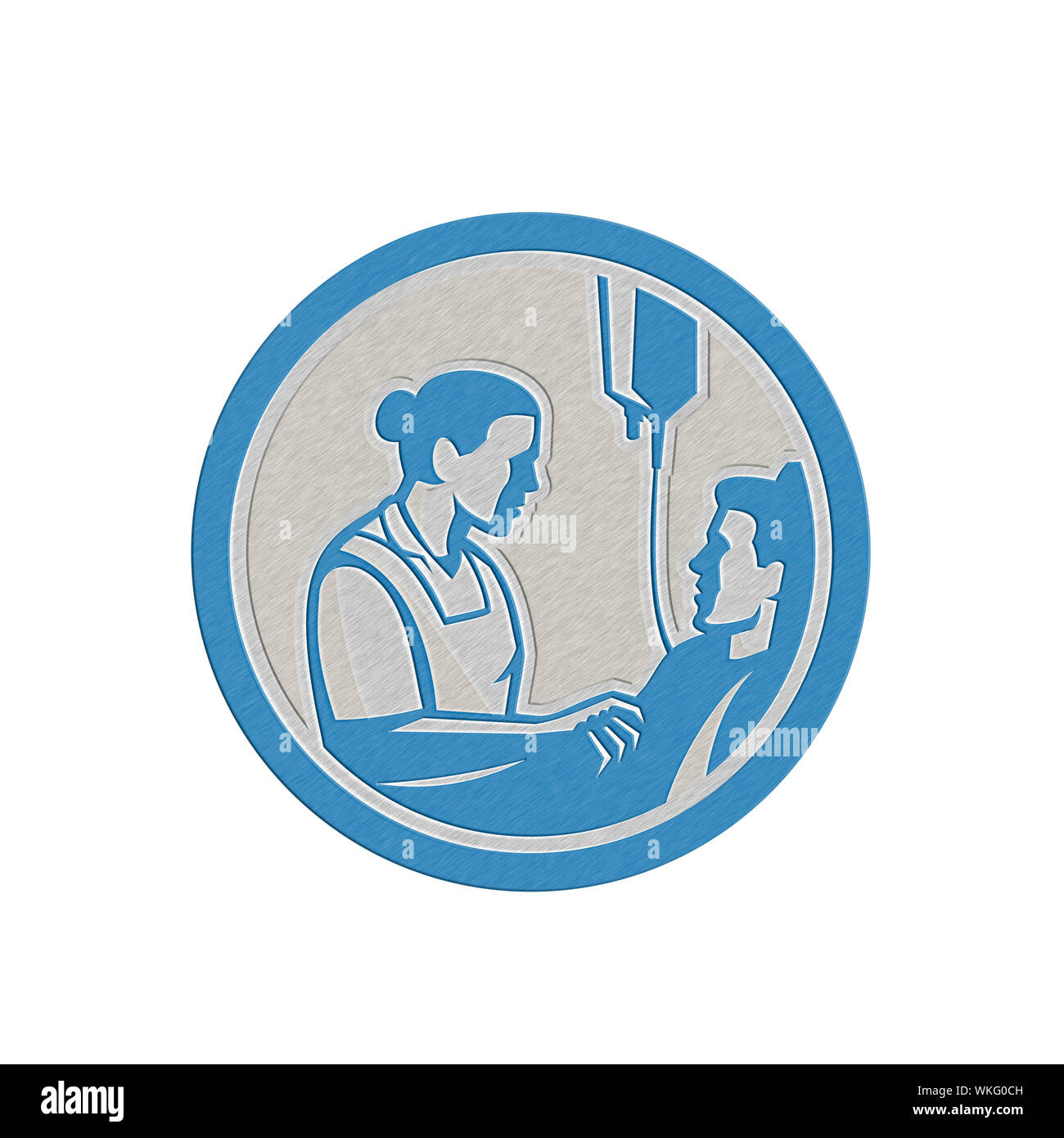 Nurse iv hospital patient Cut Out Stock Images & Pictures - Alamy