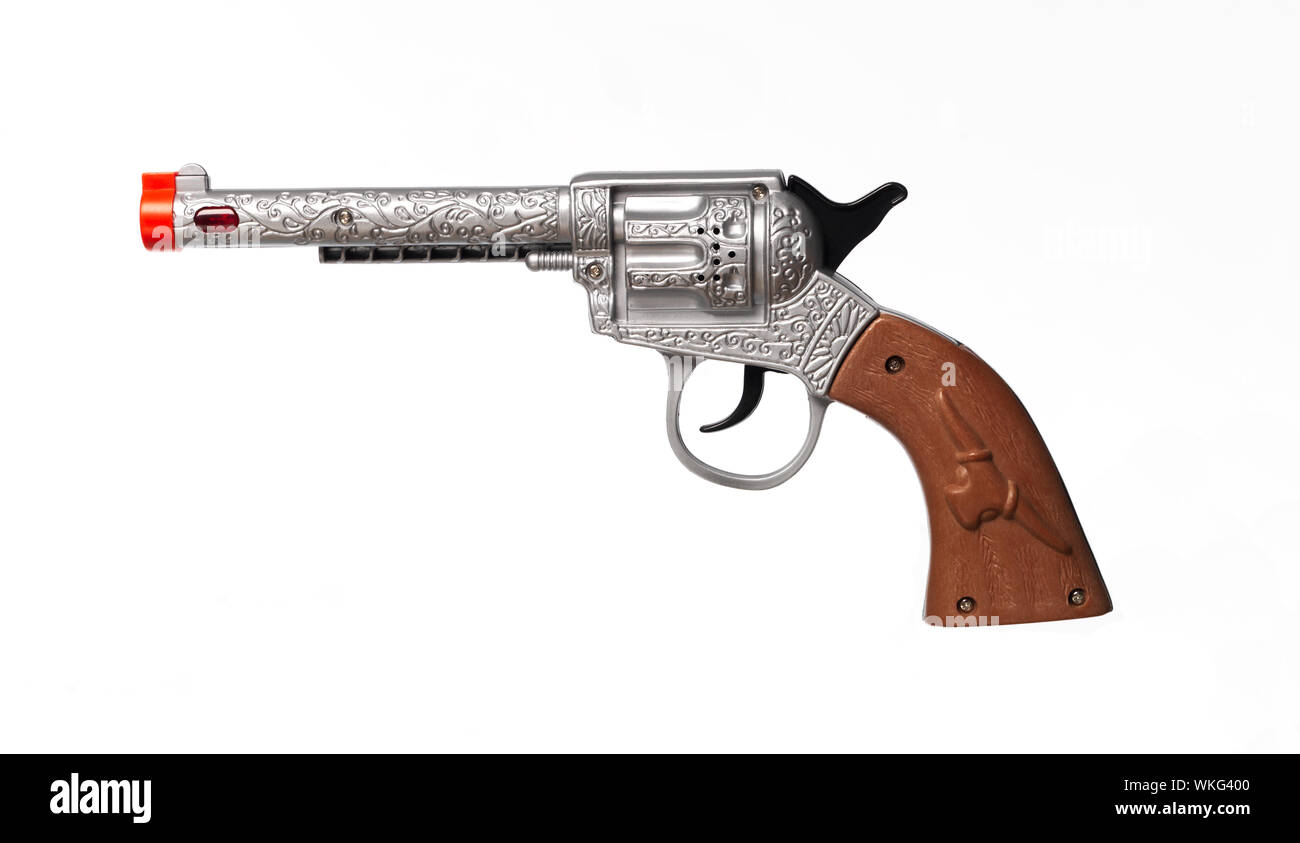 Children pretend gun Cut Out Stock Images & Pictures - Alamy