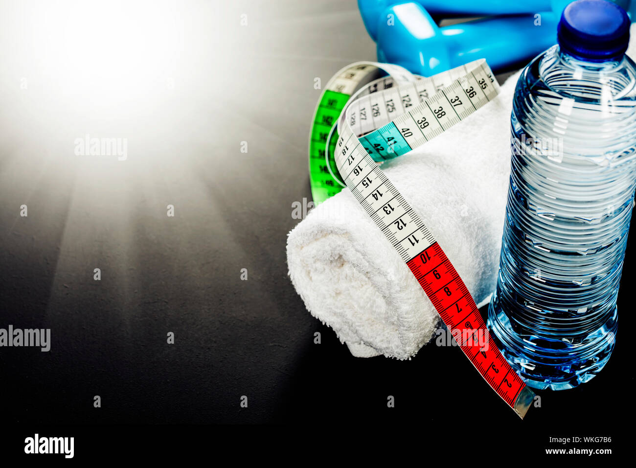 Different tools for sport Stock Photo - Alamy