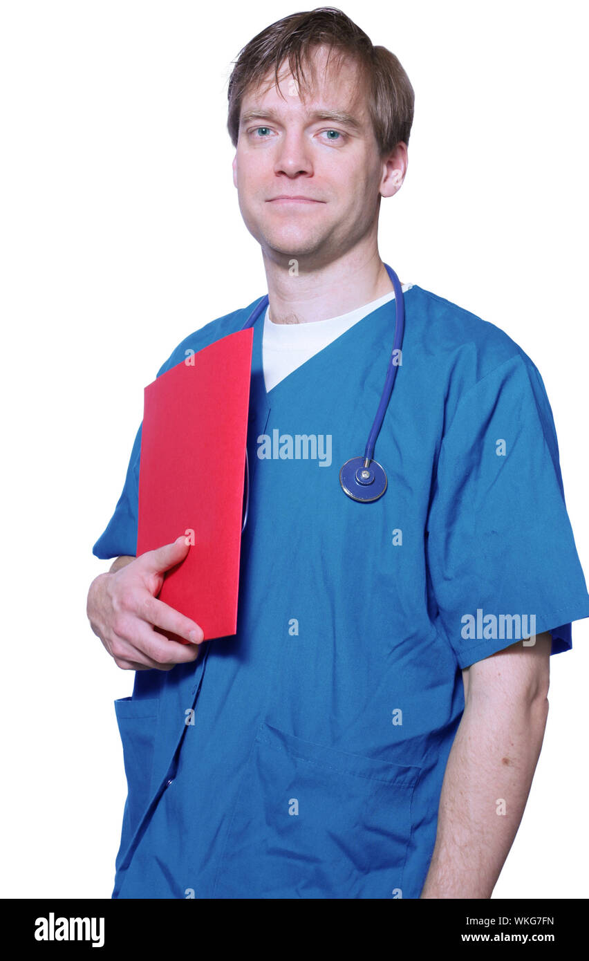 Nurse holding file folder hi-res stock photography and images - Alamy