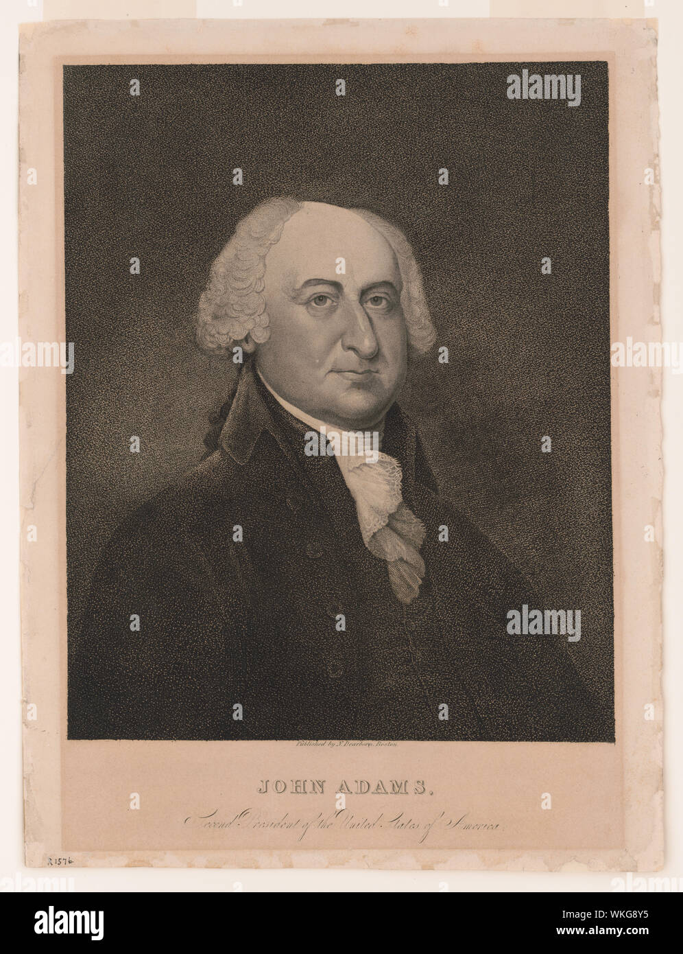 John Adams, second president of the United States of America Stock ...