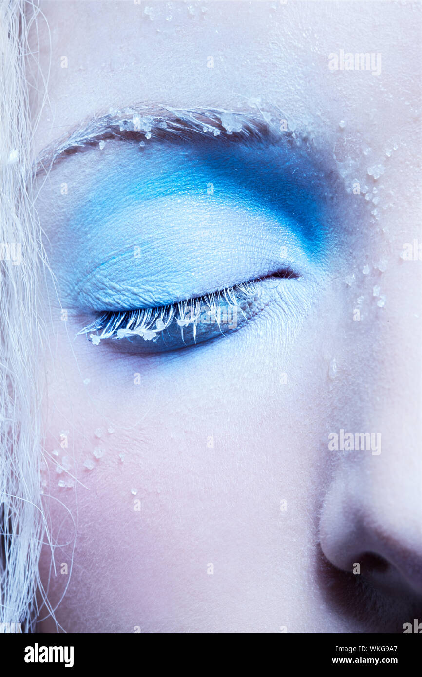 Beautiful fantasy eye face art close up hi-res stock photography and ...