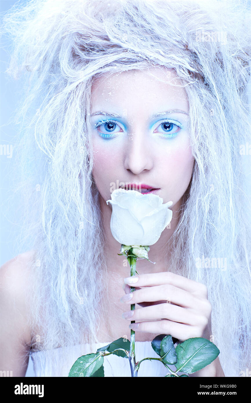 Closeup portrait young beautiful nymph hi-res stock photography and ...