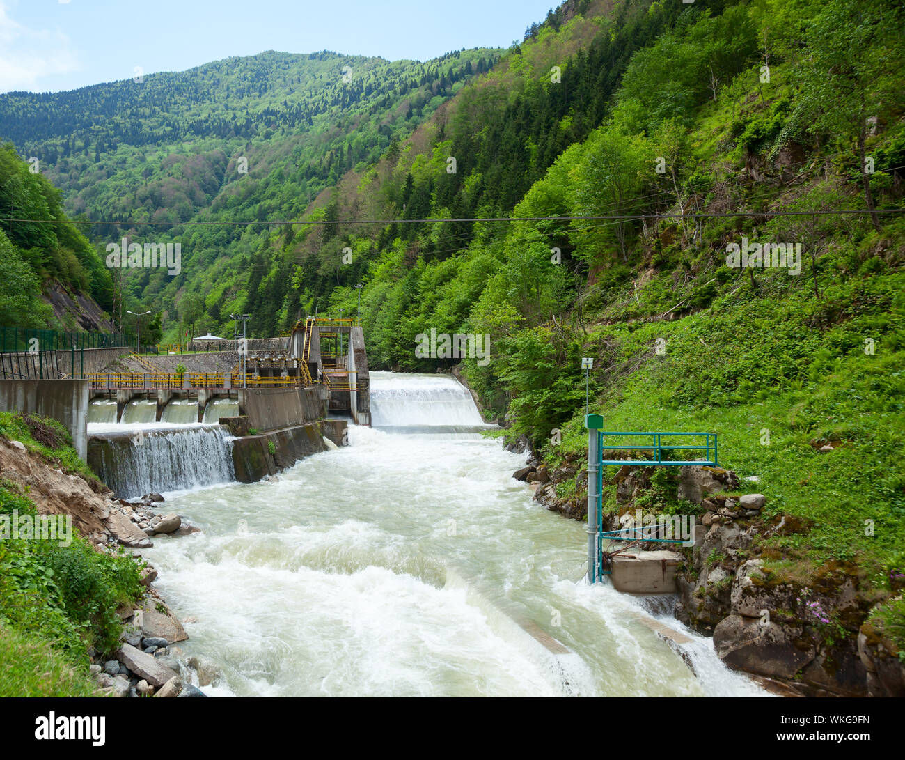 Small hydro power plant in Turkey Stock Photo - Alamy