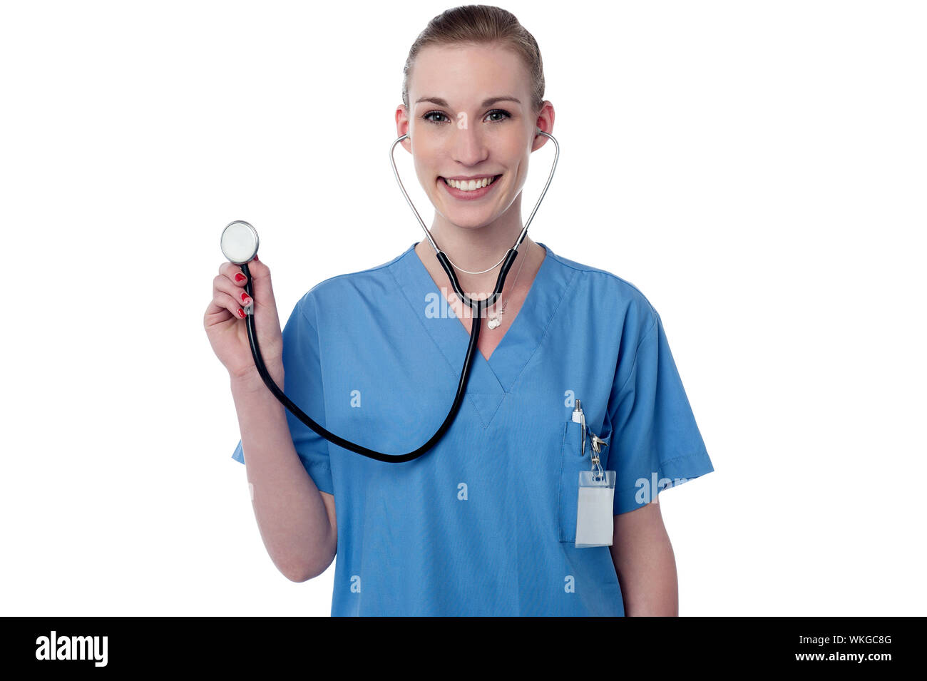 Lady doctor ready examine hi-res stock photography and images - Alamy