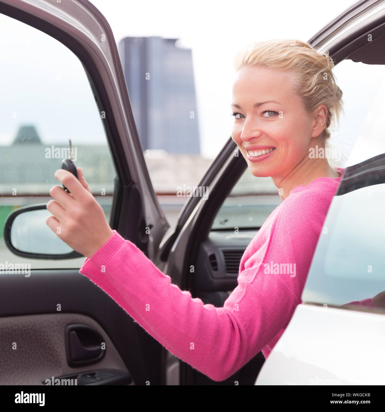 Woman driving licence hi-res stock photography and images - Alamy