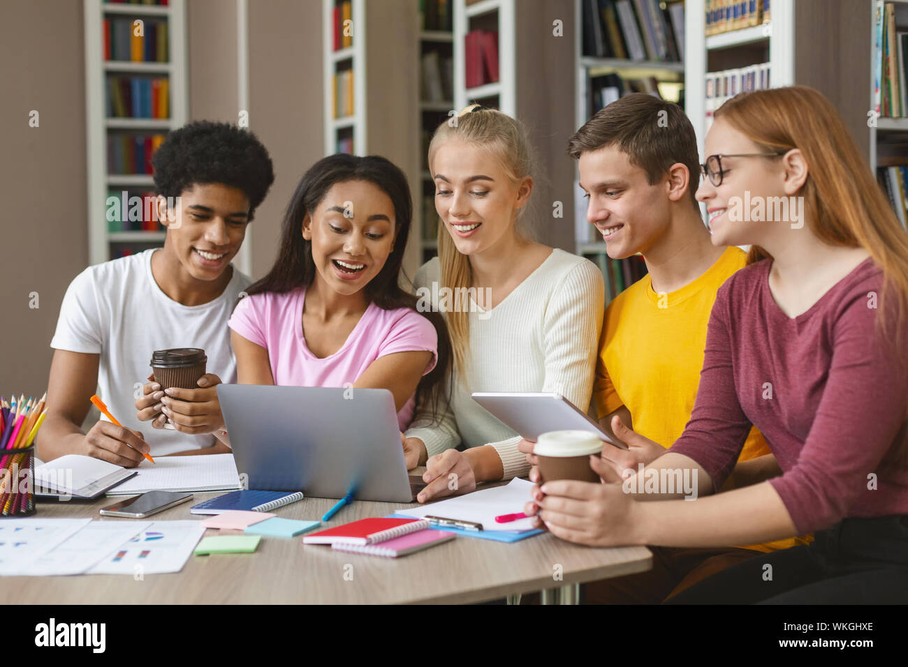 Creative project school group hi-res stock photography and images - Alamy