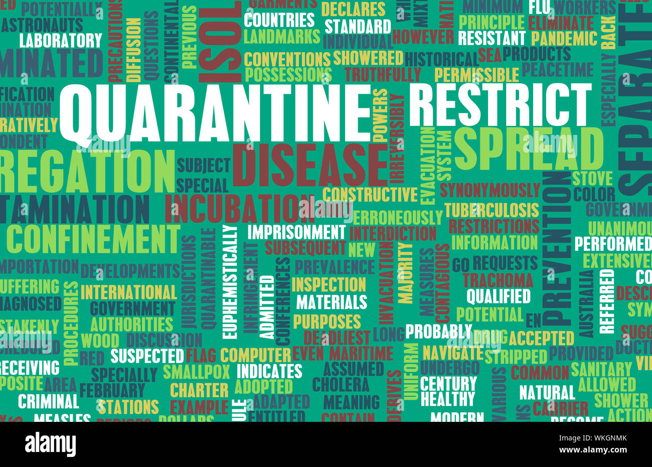 Quarantine and Prevention for Human and Animals Stock Photo - Alamy