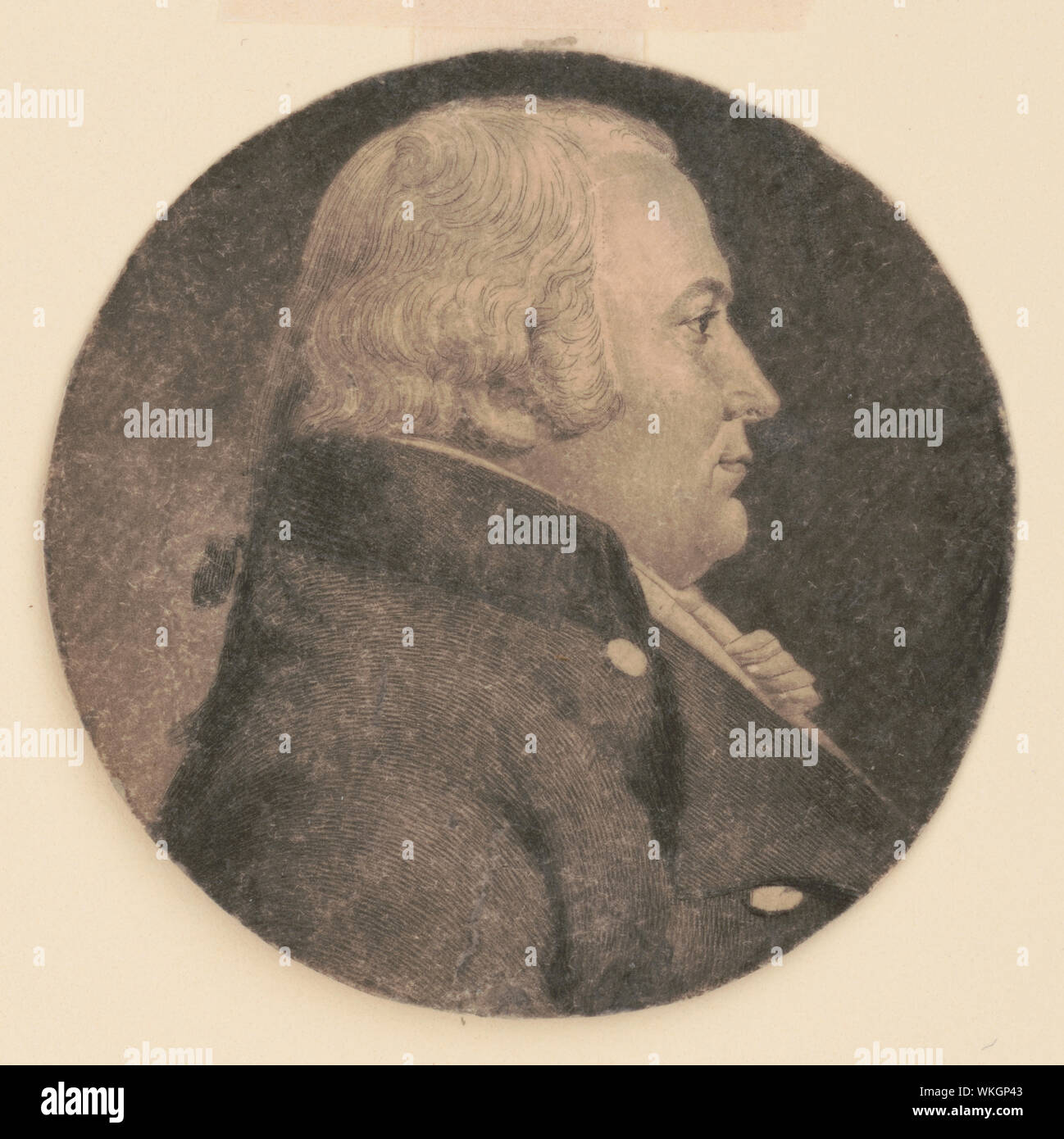 John Craig Wells, head-and-shoulders portrait, right profile Stock ...