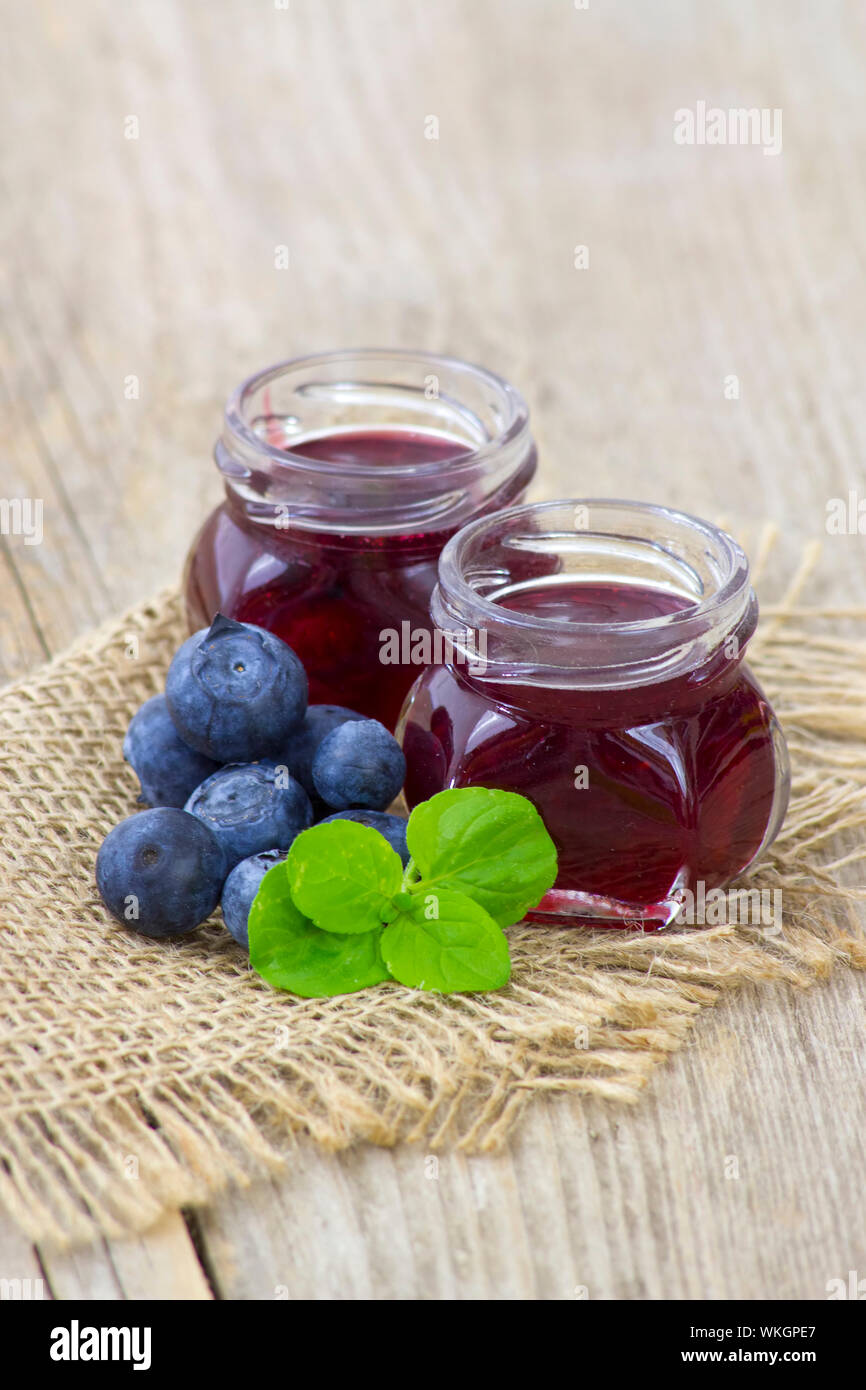 homemade berry jam Stock Photo - Alamy