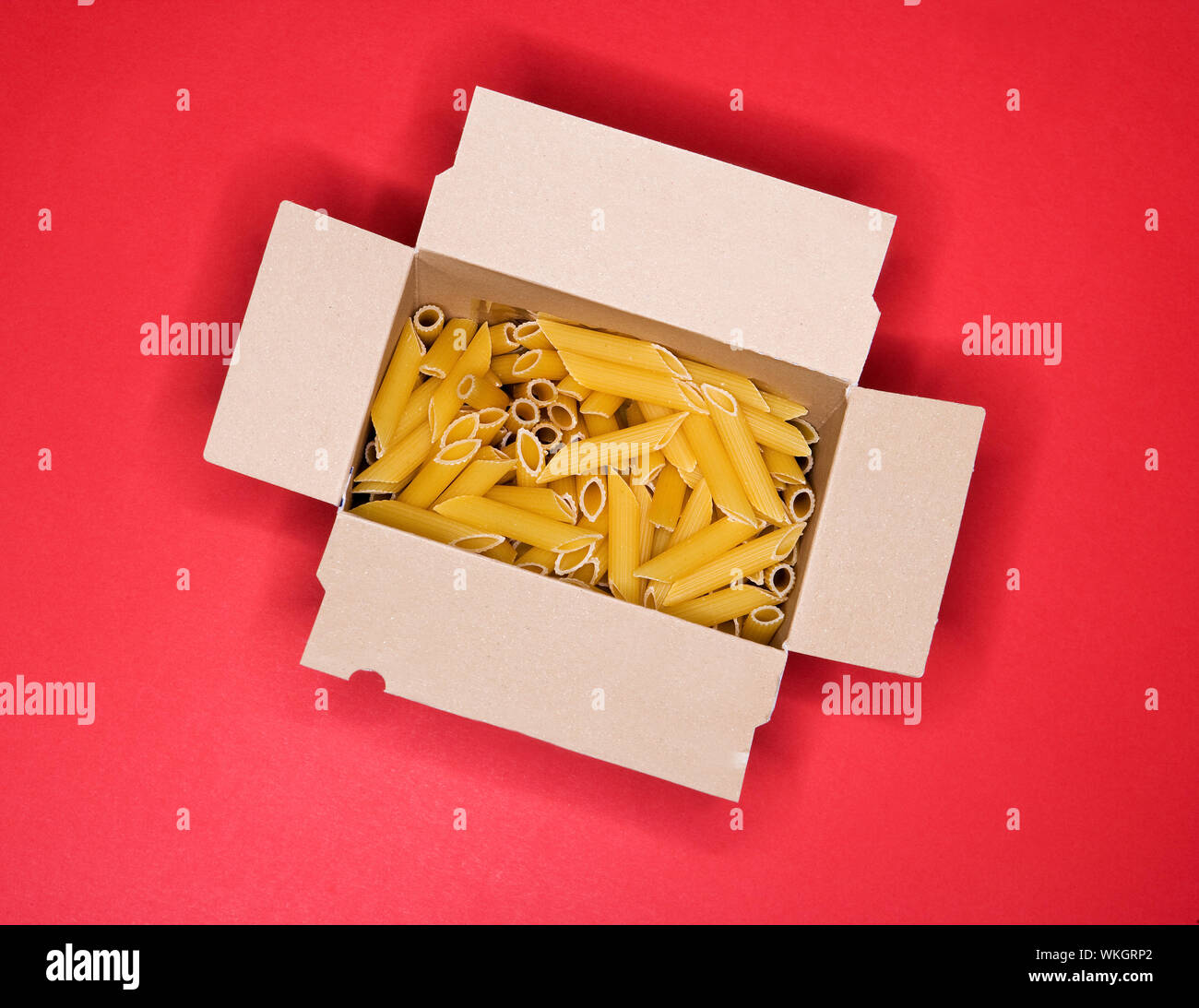 Packet of pasta Stock Photo - Alamy