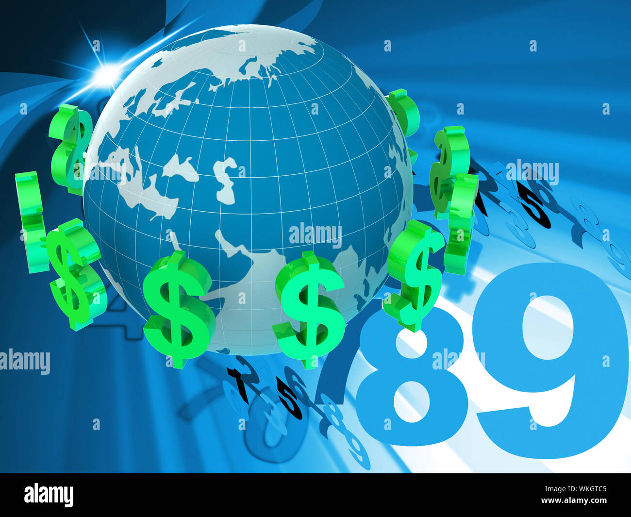 Forex Dollars Indicating Currency Exchange And Market Stock Photo - Alamy