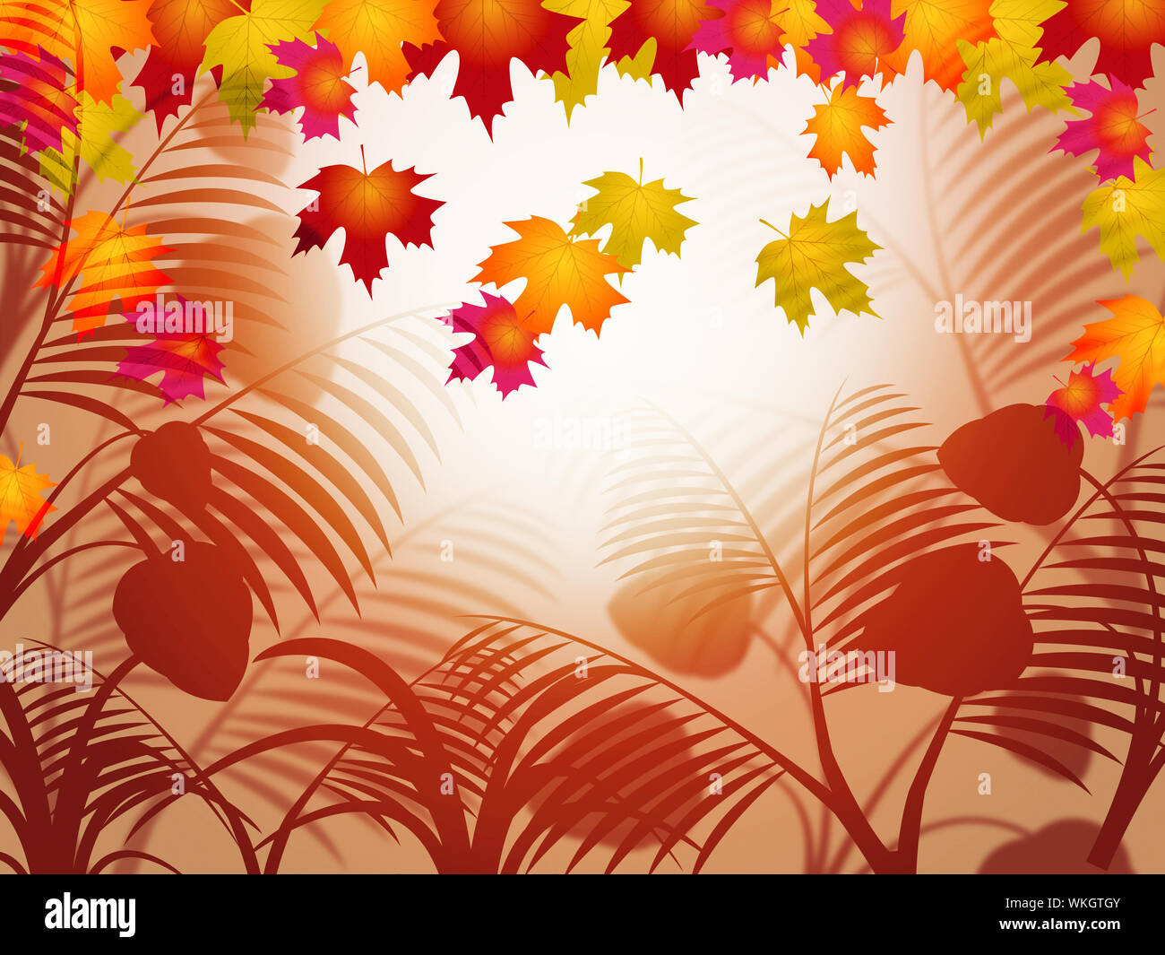 Background Nature Indicating Abstract Tree And Plant Stock Photo - Alamy