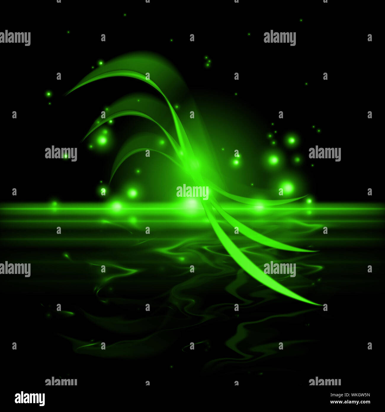 Green Space Indicating Universe Celestial And Cosmos Stock Photo - Alamy