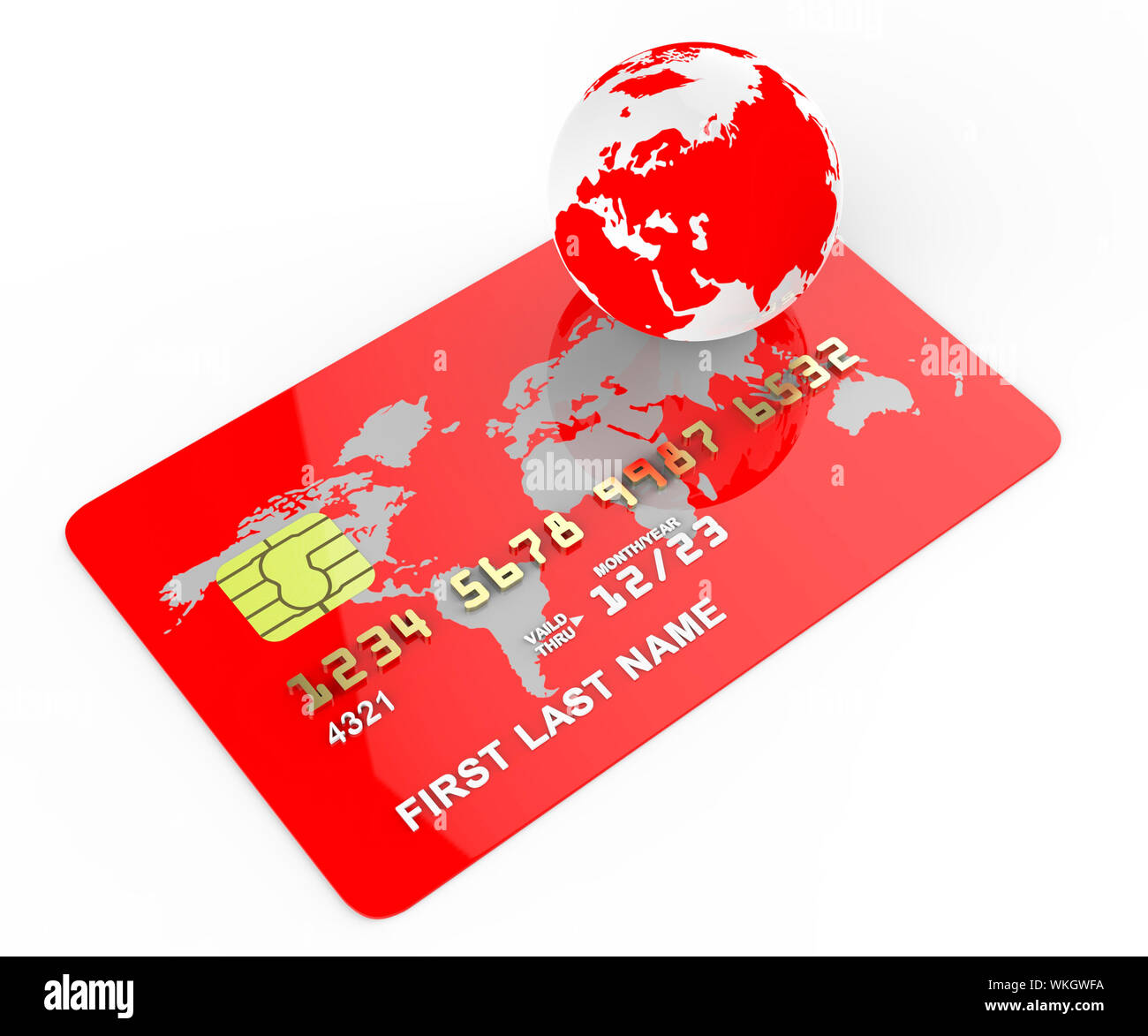 Credit Card Representing Shop Buy And Payment Stock Photo - Alamy