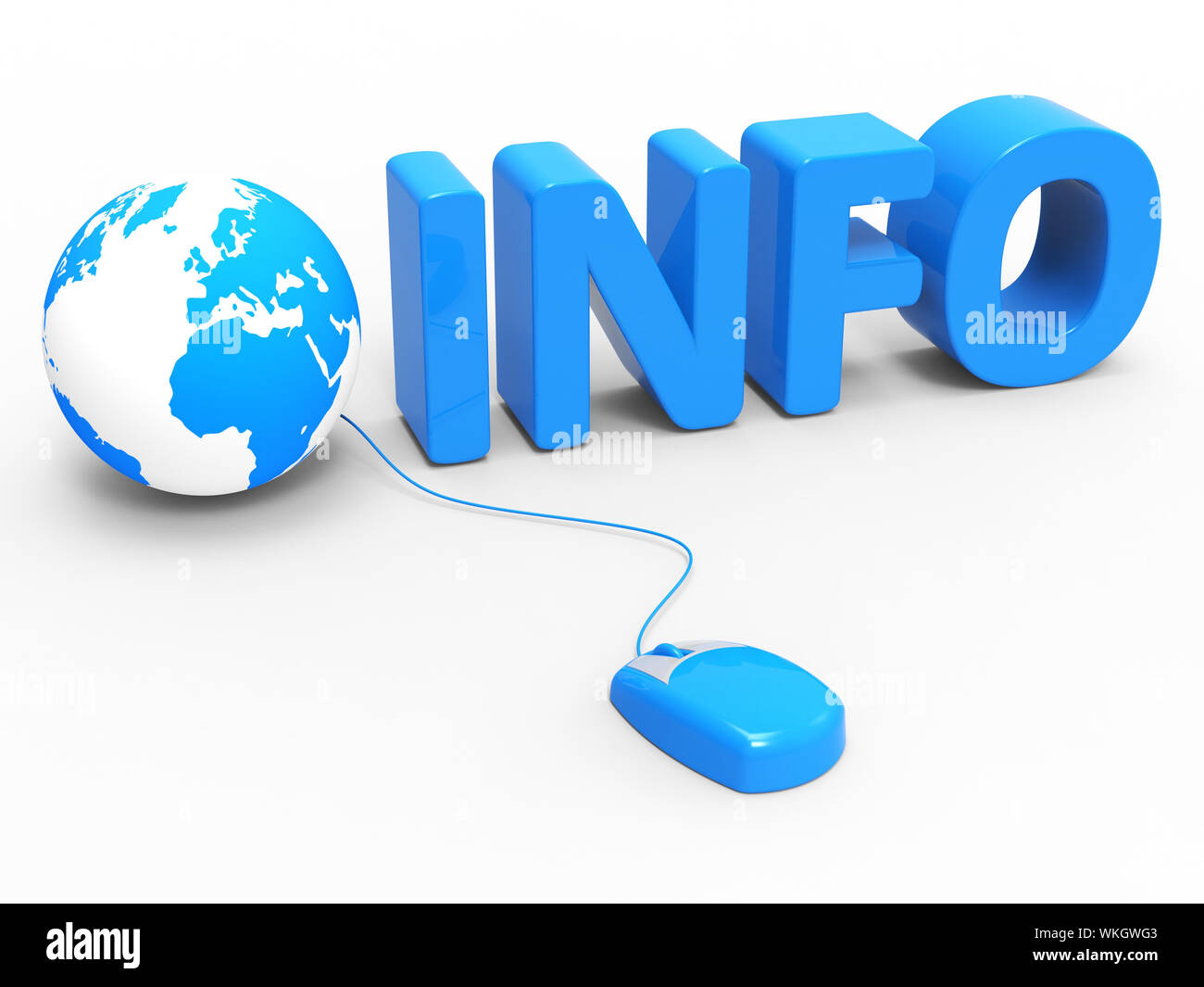 Global Info Representing World Wide Web And Web Site Stock Photo - Alamy