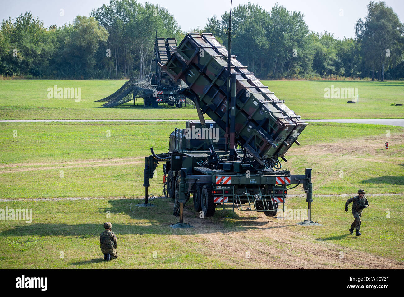 Cammin, Germany. 27th Aug, 2019. Soldiers of Air Defence Missile Group ...