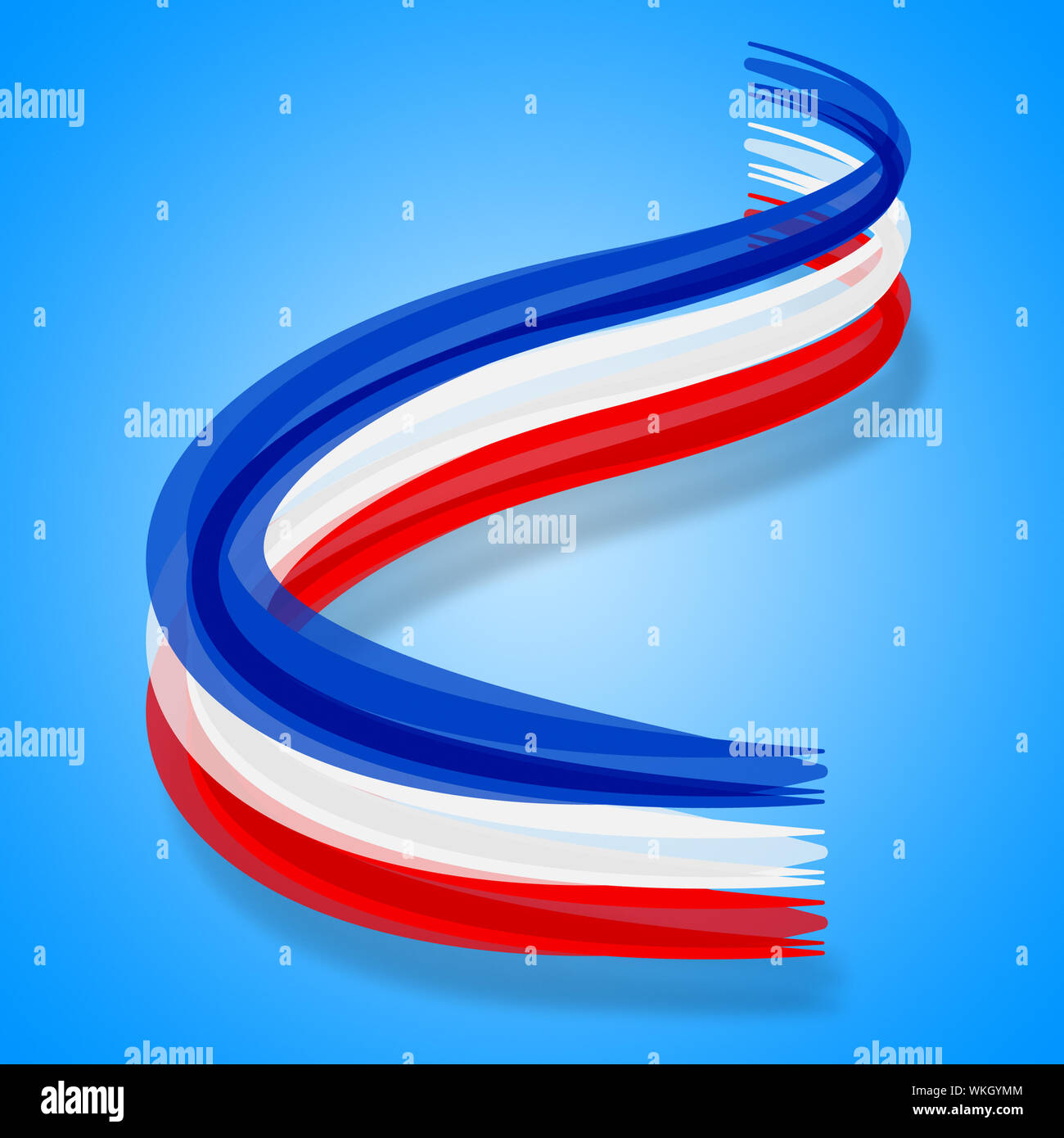 France Flag Meaning Patriotic Patriotism And Nation Stock Photo - Alamy