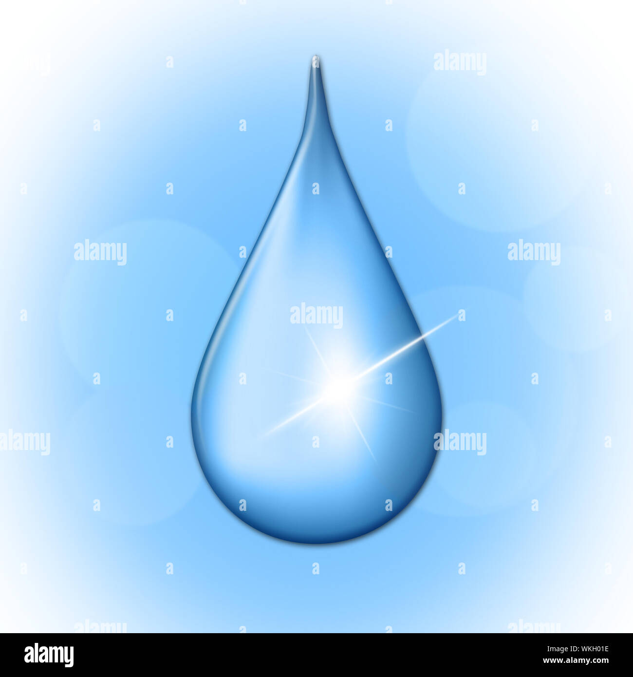 Rain Drop Representing Raining Downpour And Liquid Stock Photo - Alamy