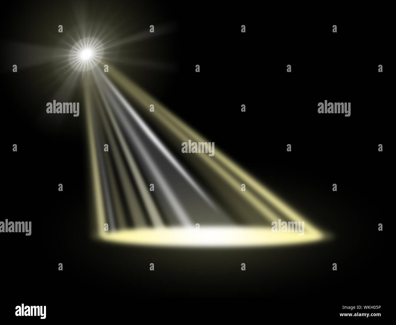 Stage Spotlight Showing Live Event And Theatres Stock Photo - Alamy