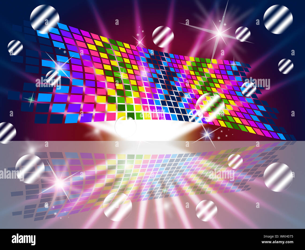 Pattern Color Representing Blocks Multicolored And Spectrum Stock Photo ...