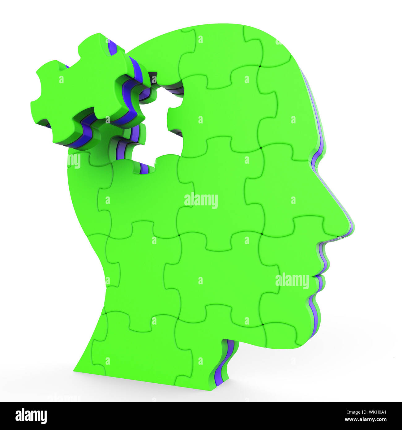 Brain Think Meaning Plan Intelligence And Contemplation Stock Photo - Alamy
