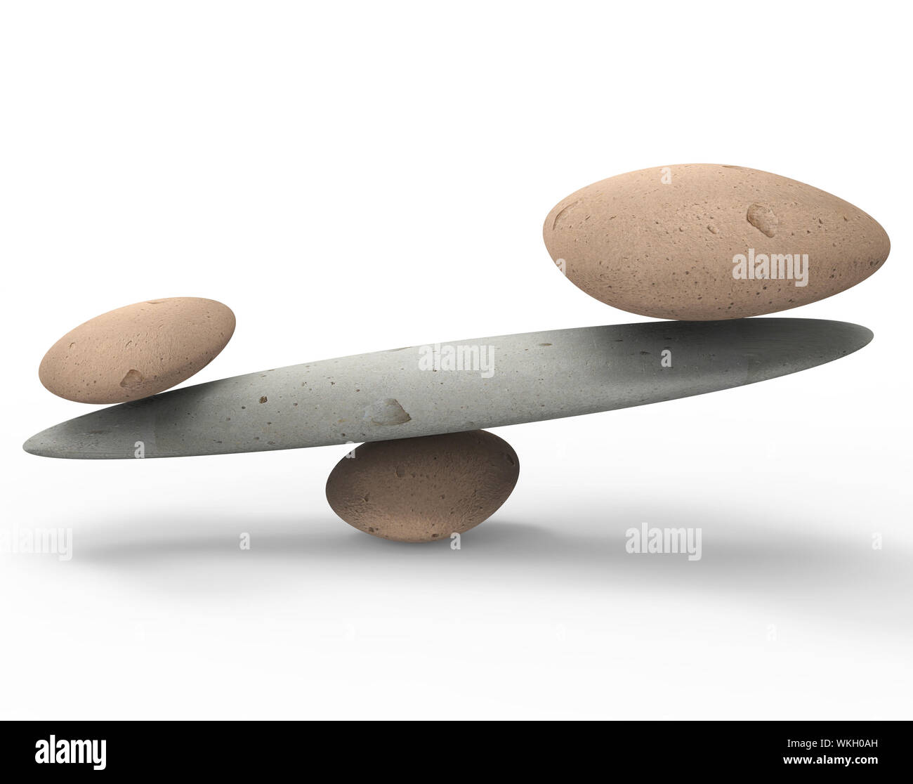 Spa Stones Showing Equal Value And Relax Stock Photo - Alamy