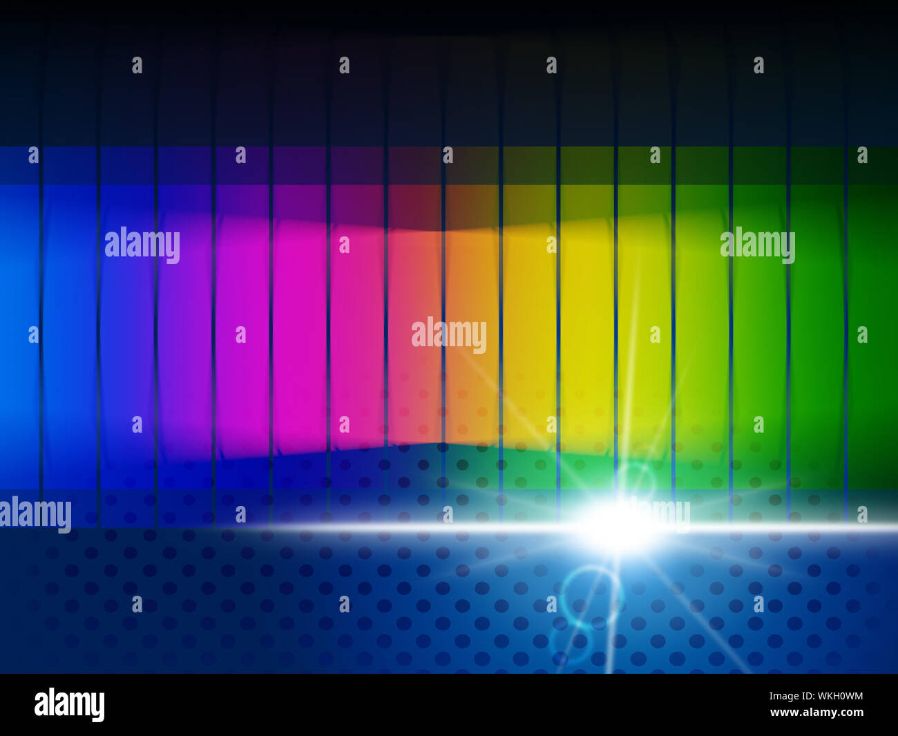 Glow Color Representing Light Burst And Glowing Stock Photo - Alamy