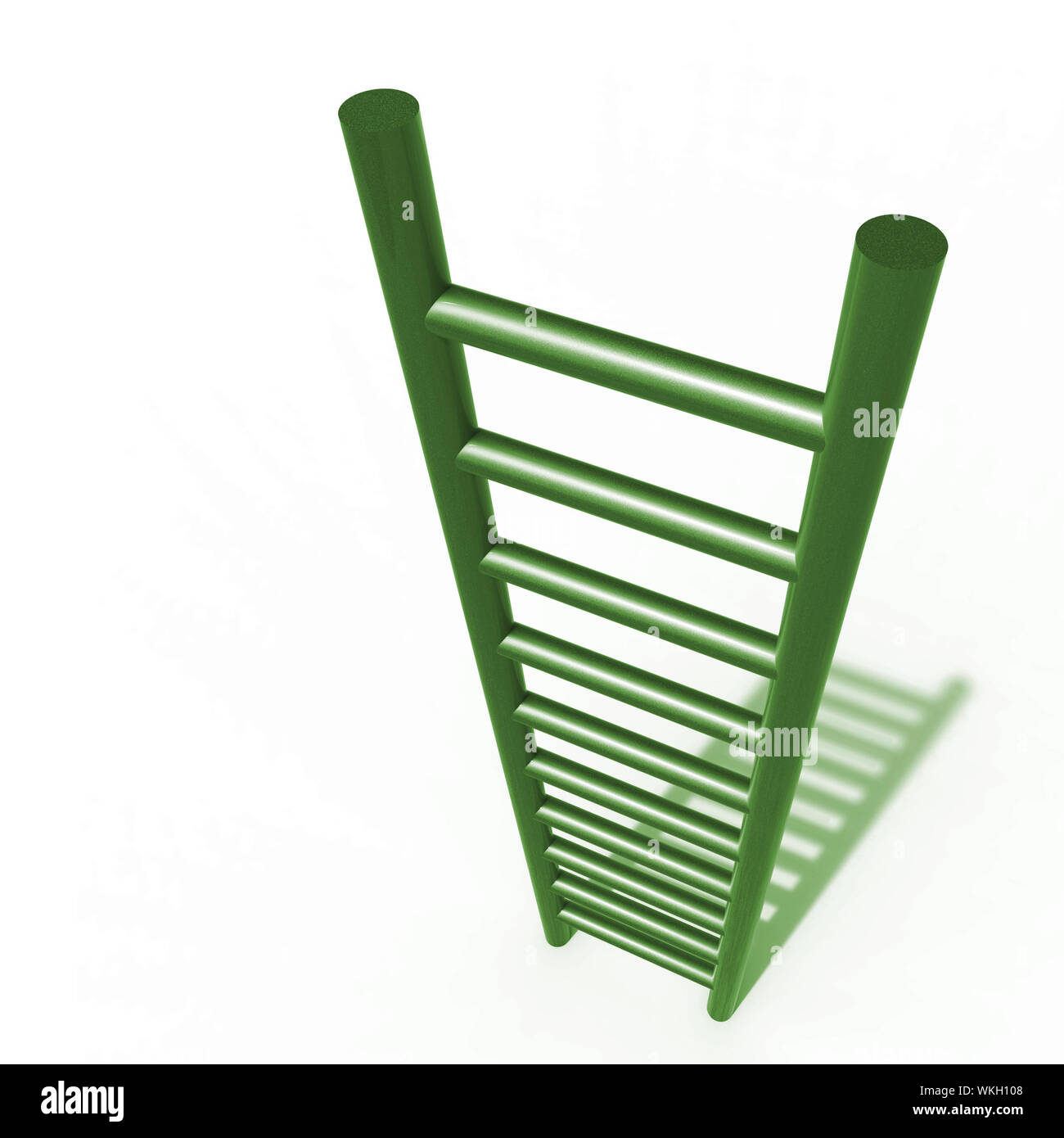 Success Climb Indicating Victors Victor And Ladder Stock Photo - Alamy