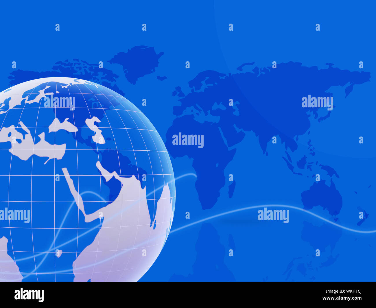 World Map Representing Geography Geographical And Background Stock ...