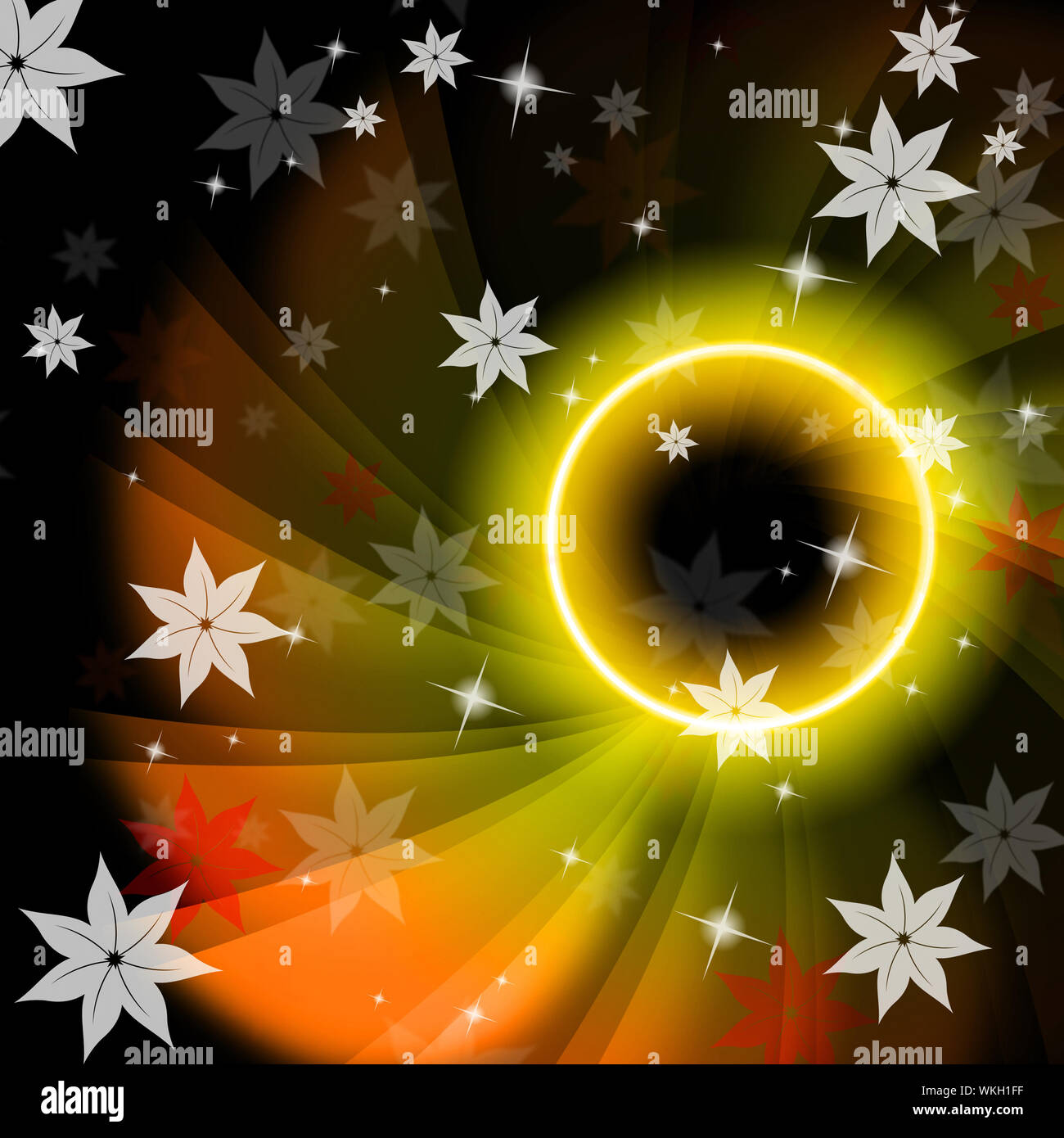 Space Glow Representing Light Burst And Dazzling Stock Photo - Alamy