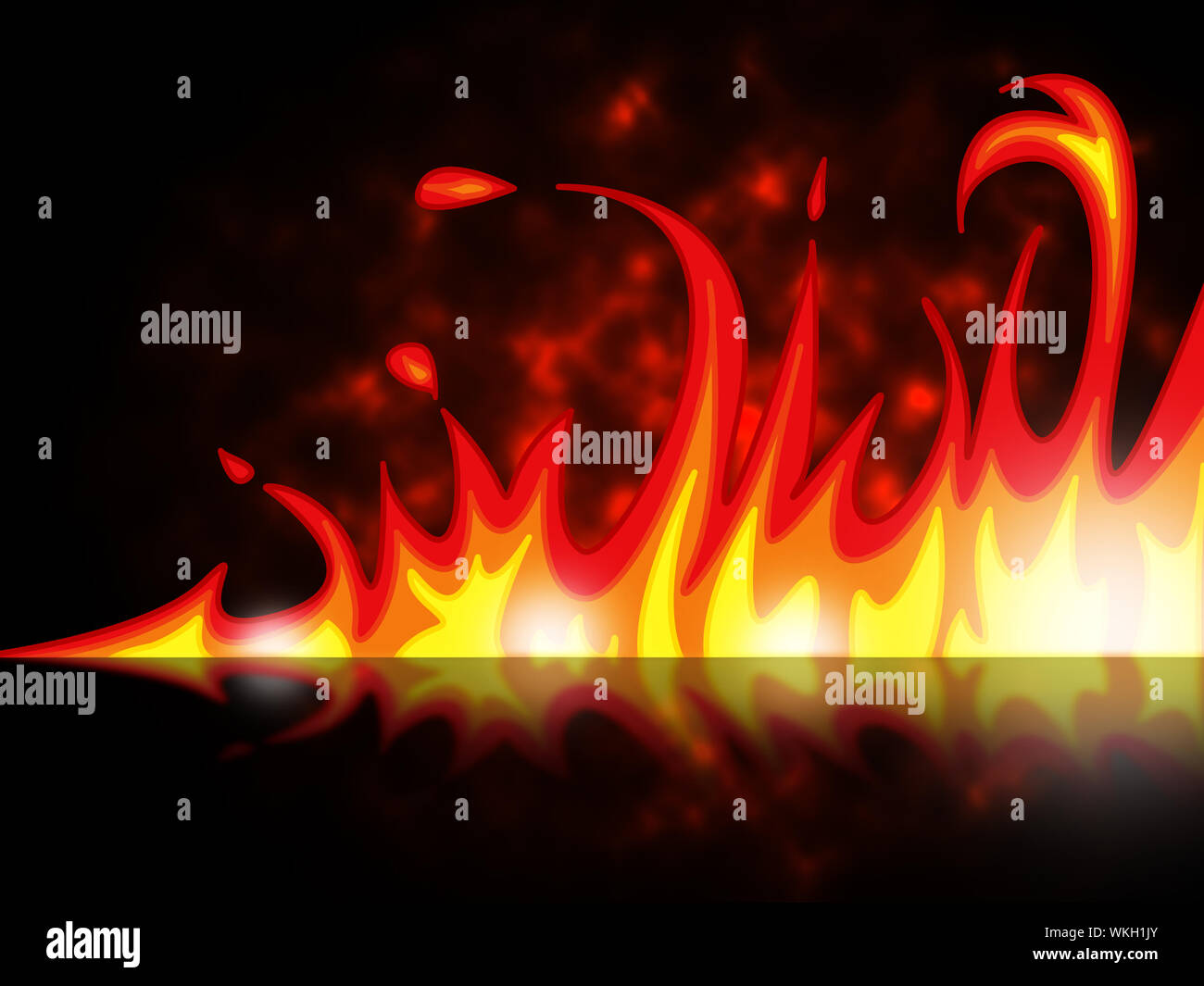 Fire Night Representing Darkness Evening And Campfire Stock Photo - Alamy