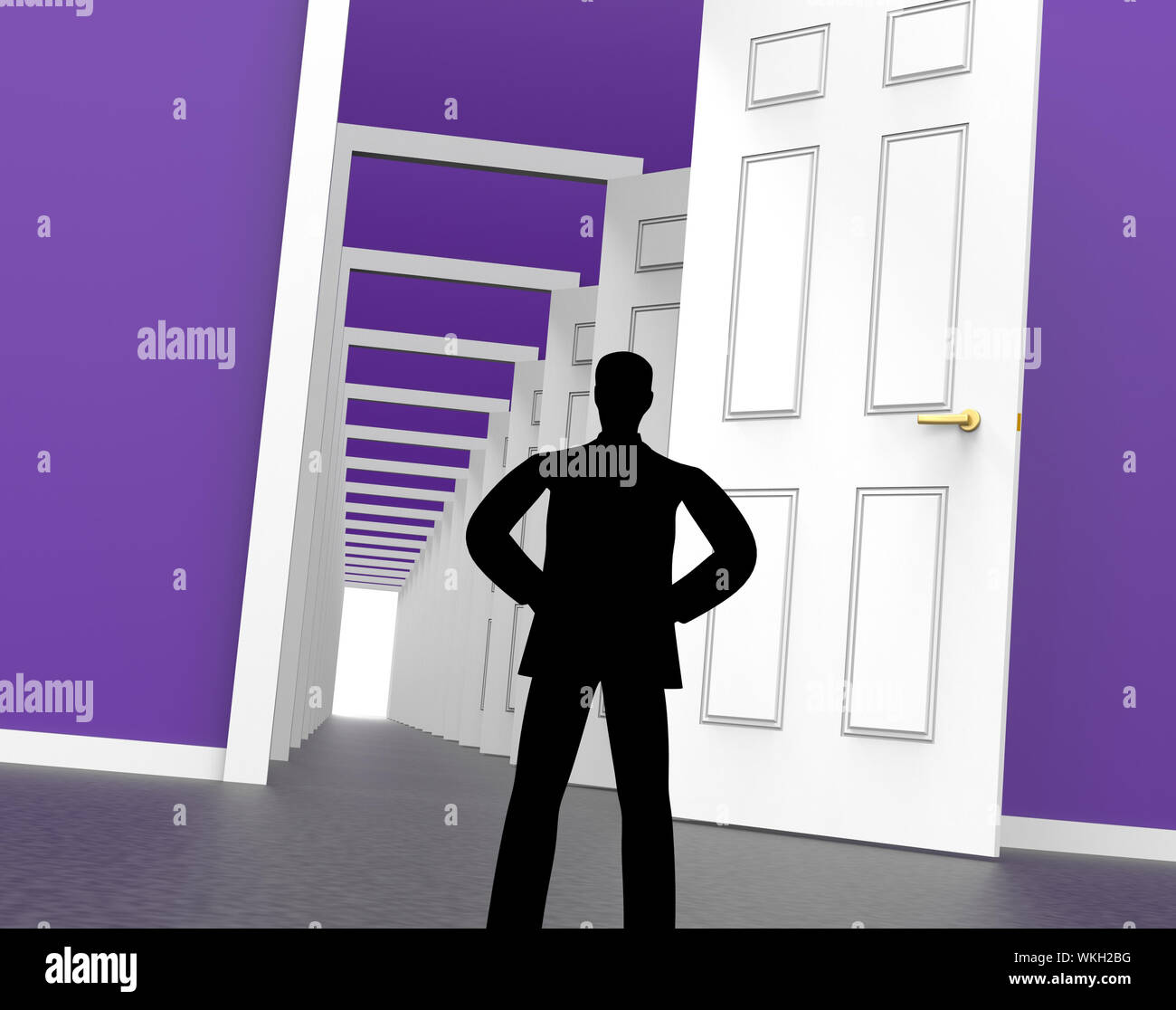 Silhouettes indicating hi-res stock photography and images - Alamy