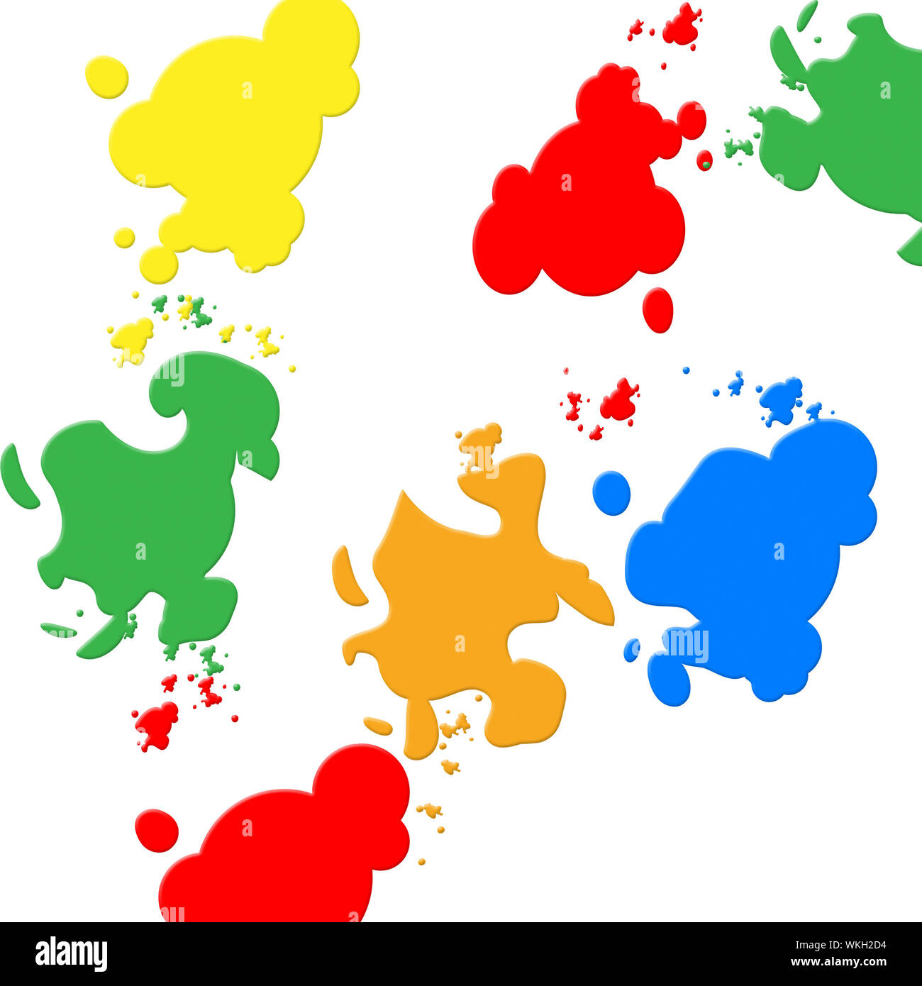 Blobs Of Paint