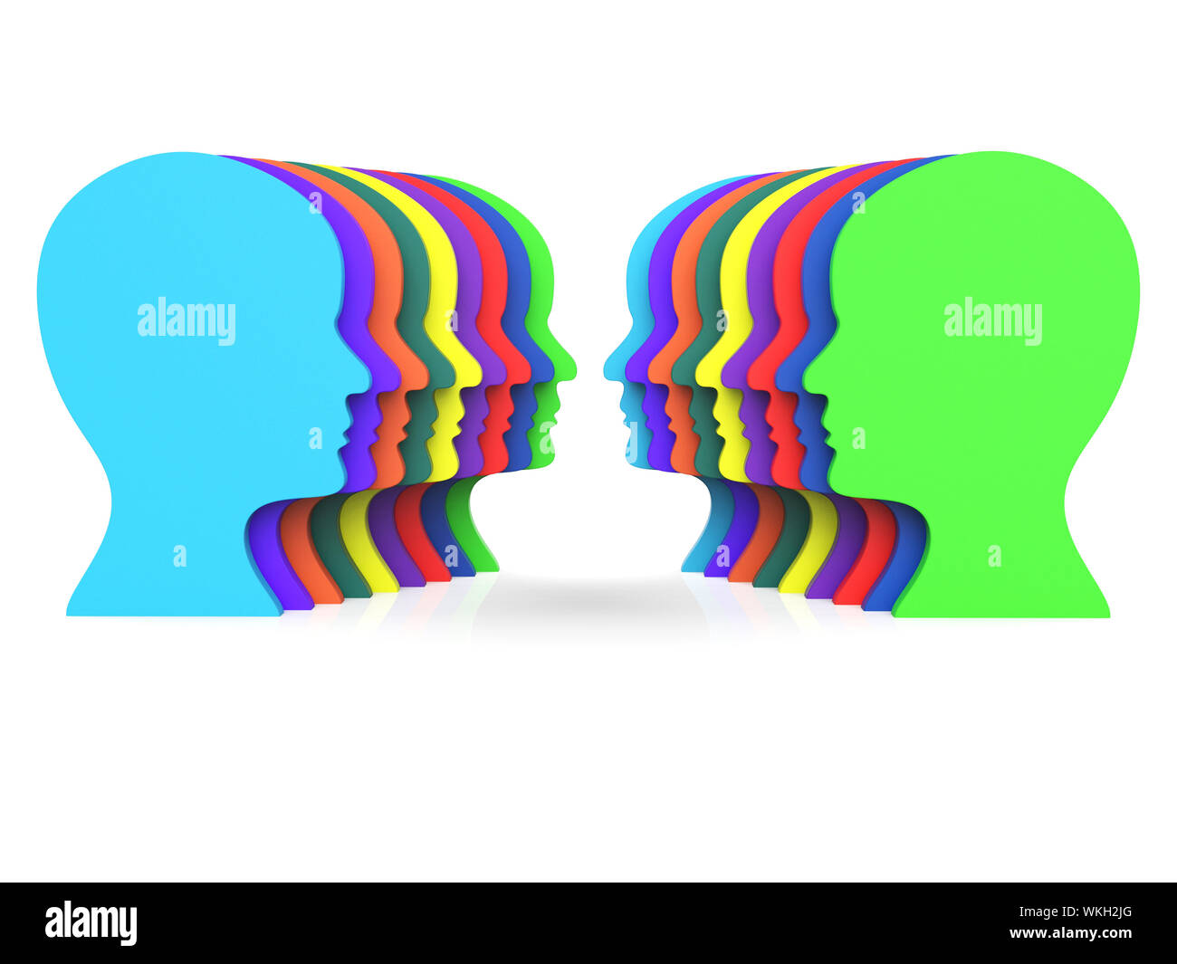 Think Teamwork Indicating Thinking Unity And Teams Stock Photo - Alamy