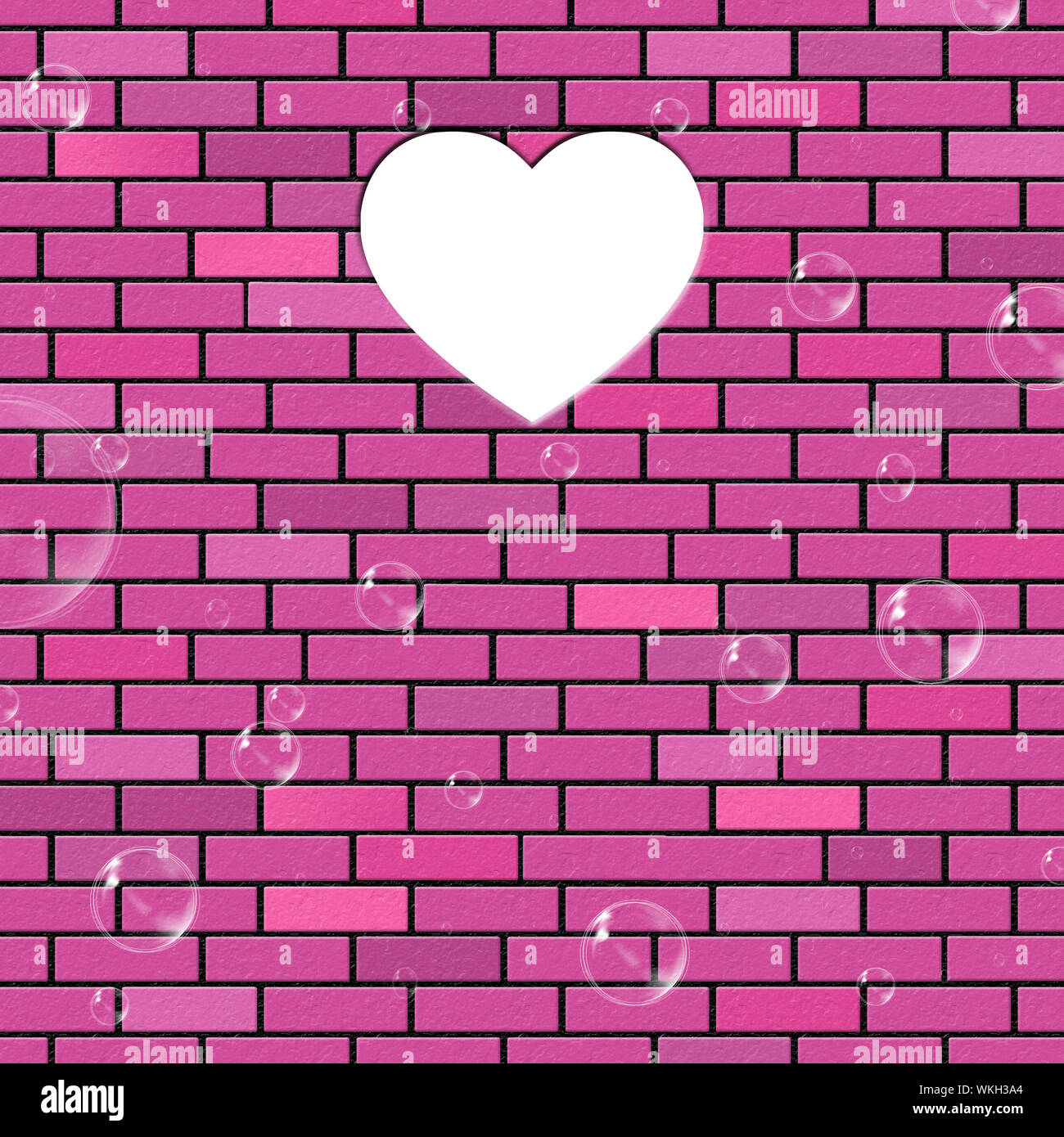 Brick Wall Showing Text Space And Copyspace Stock Photo - Alamy